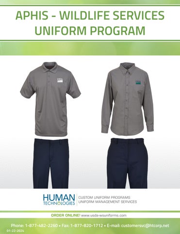 USDA-APHIS Wildlife Services Uniform Program by Human Technologies - Issuu