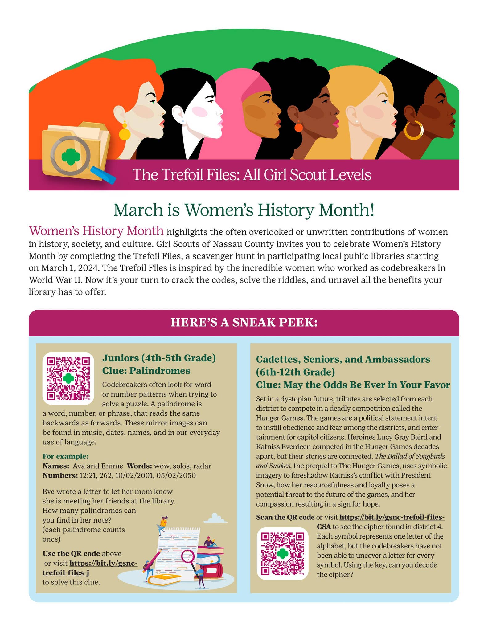 GSNC Trefoil Files Sneak Peek Activity Sheet by gsnc - Issuu