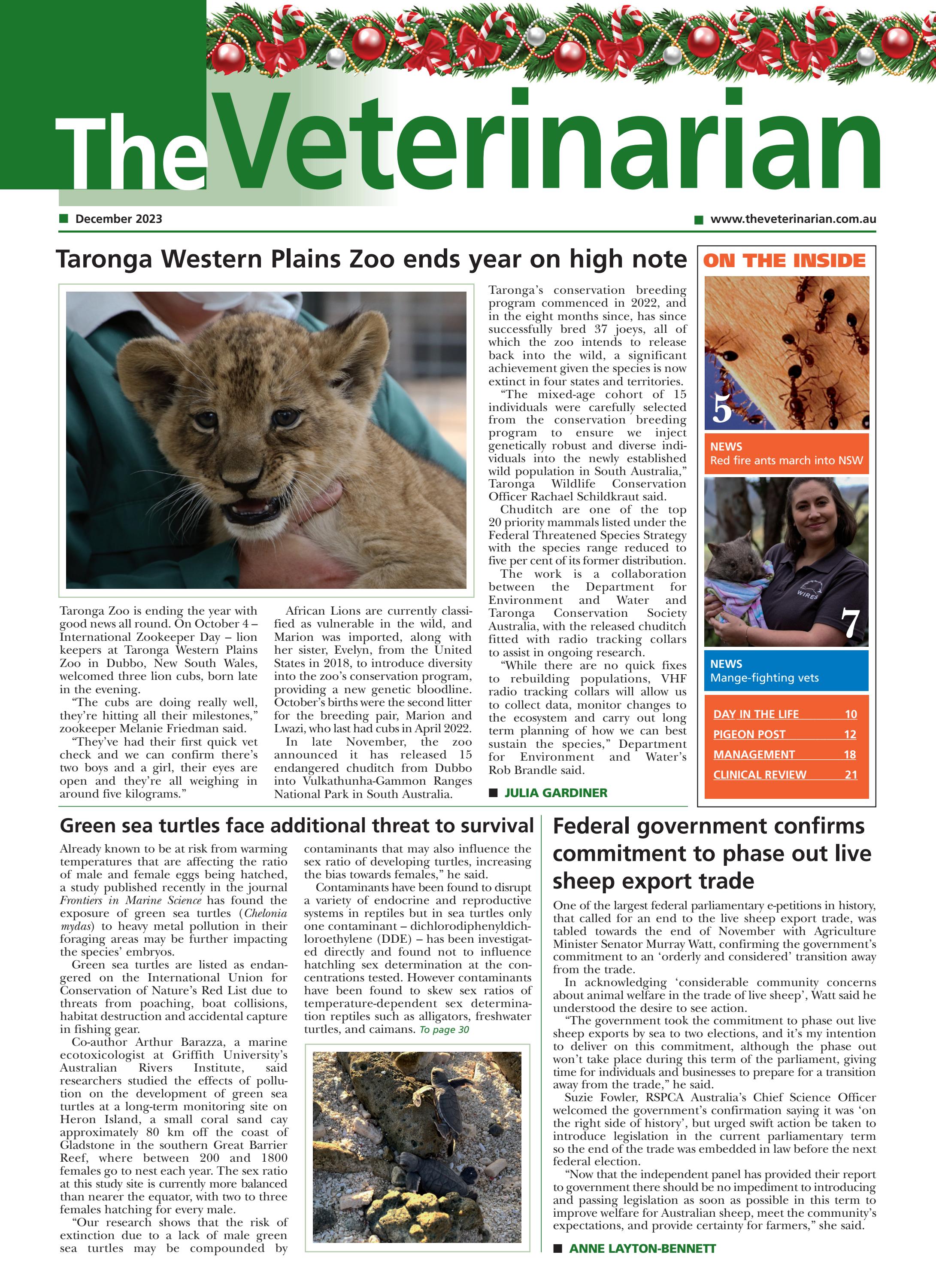 The Veterinarian Magazine December 2023 by The Veterinarian Magazine ...