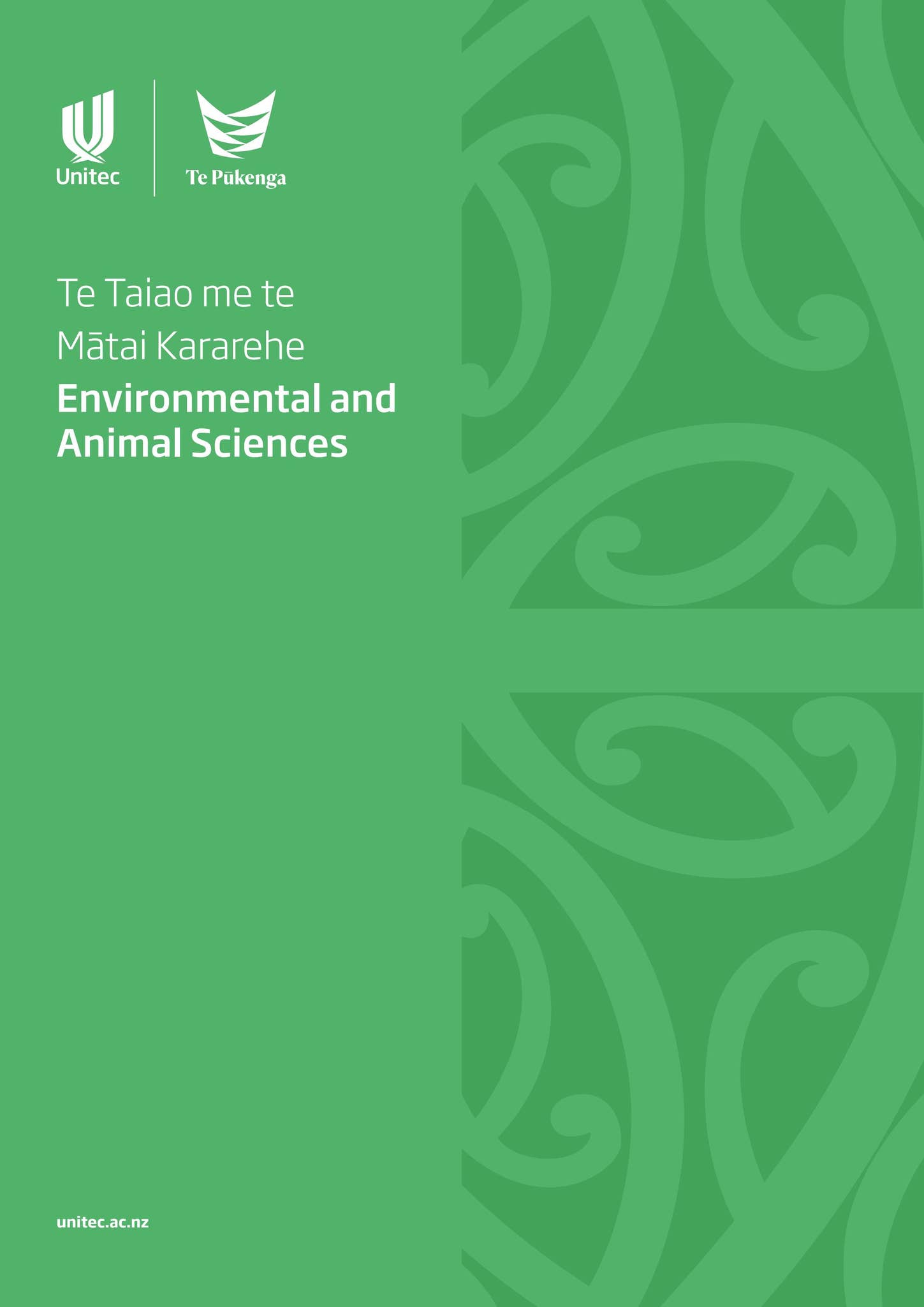 Environmental & Animal Sciences Brochure 2023-2024 by Unitec - Issuu