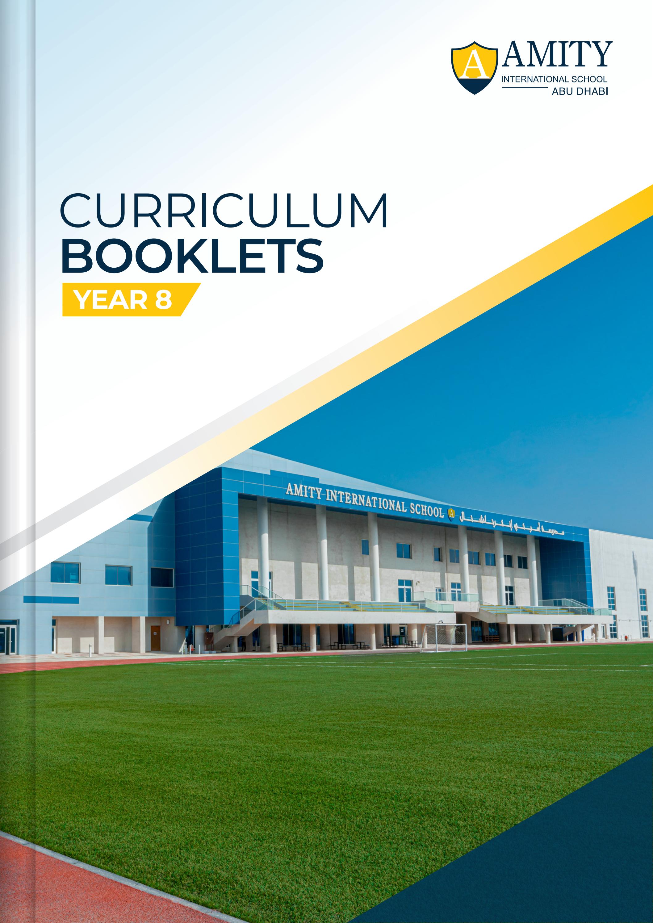 Curriculum Booklet Year 8 by AmityInternationalSchool - Issuu