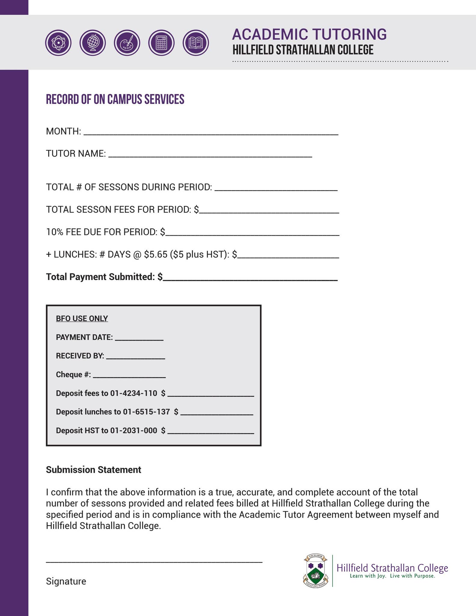 Remittance Form - Academic by Hillfield Strathallan College - Issuu