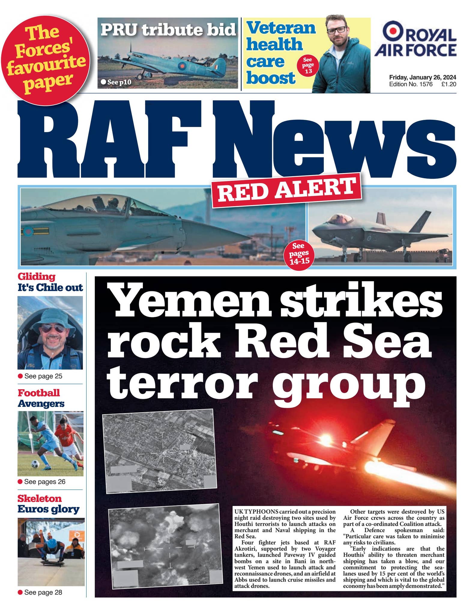 RAF News Edition 1576, Jan 26, 2024 by RAF News - Issuu