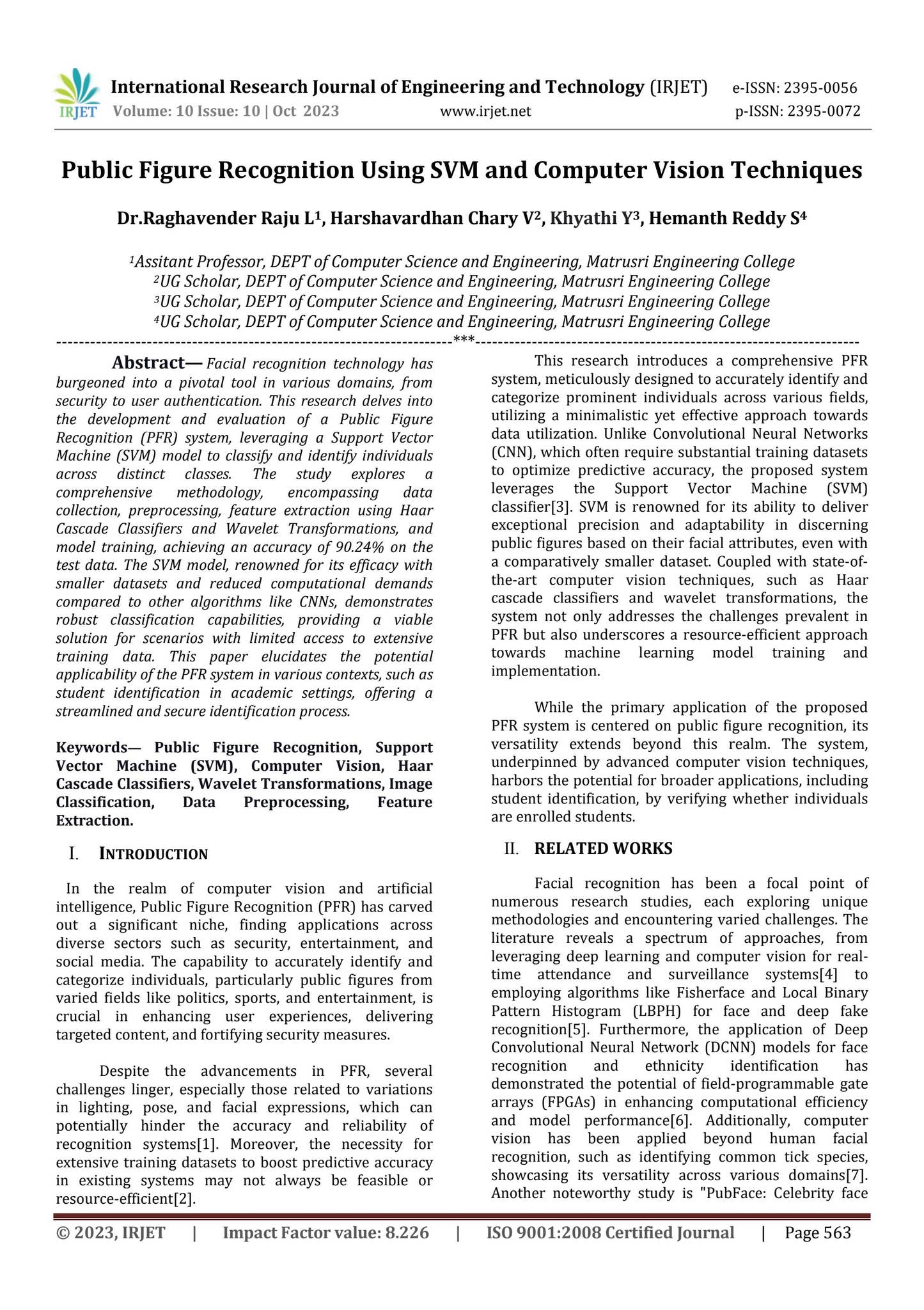 Public Figure Recognition Using SVM and Computer Vision Techniques by ...