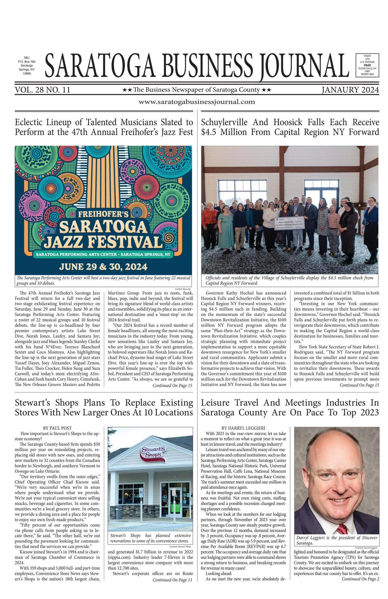 Saratoga Business Journal - January 2024 by Saratoga & Glens Falls ...