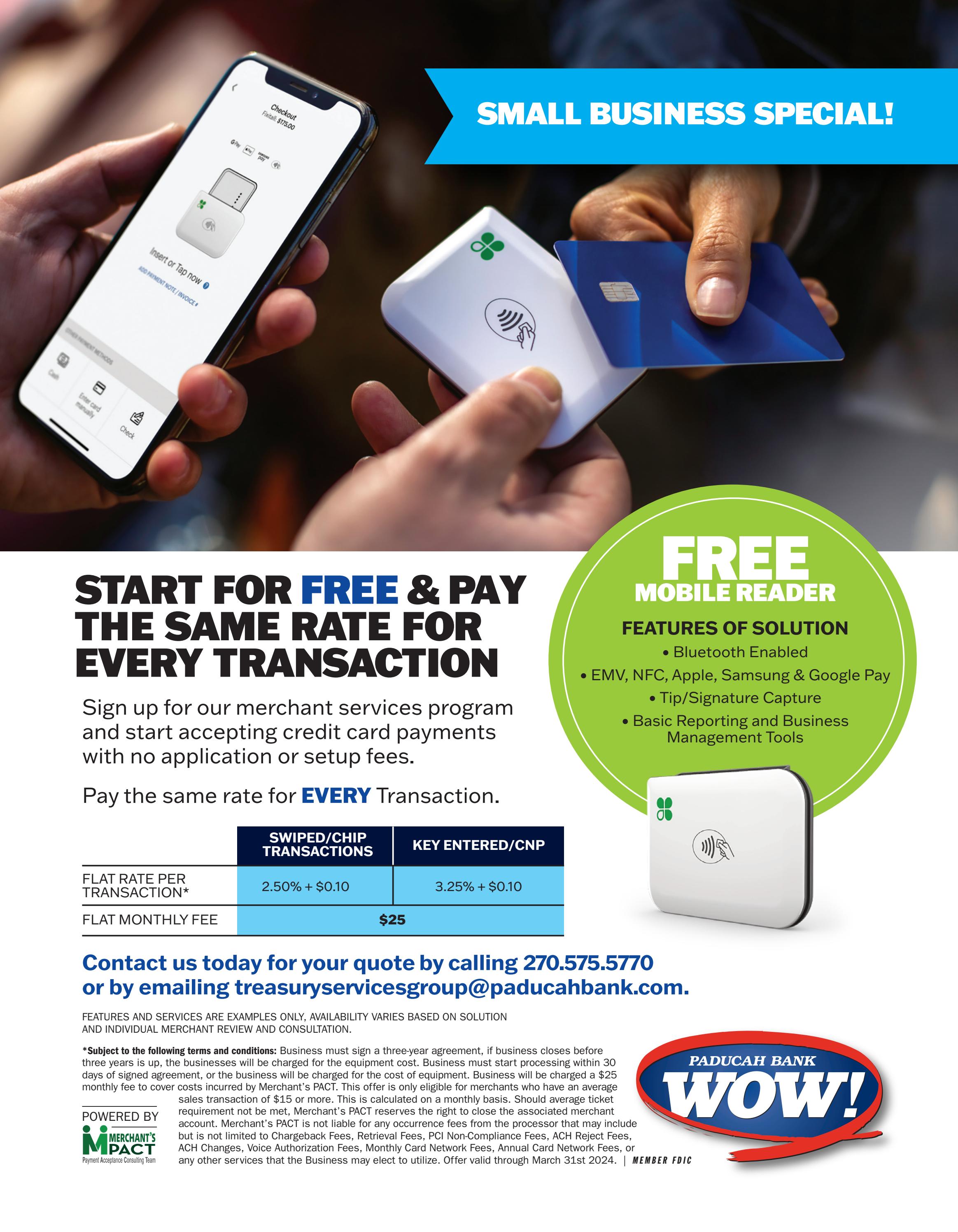 Merchant's Pact Flyer - Q1 2024 by PaducahBank - Issuu