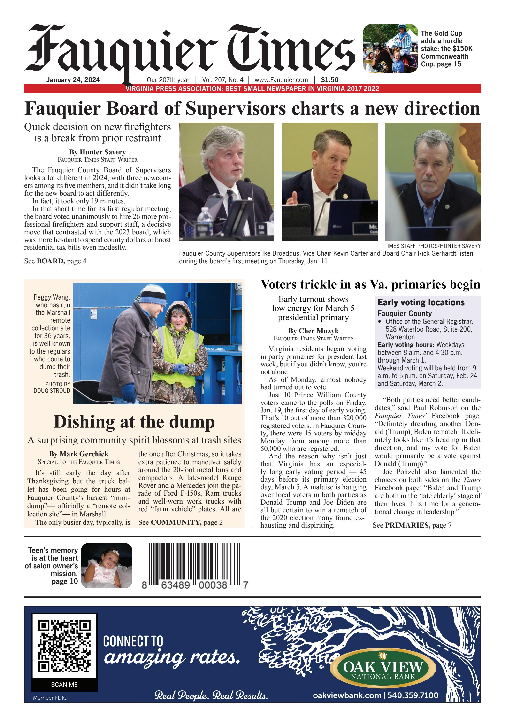 Fauquier Times - 01/24/2024 by Fauquier Times (52 issues) & Prince ...