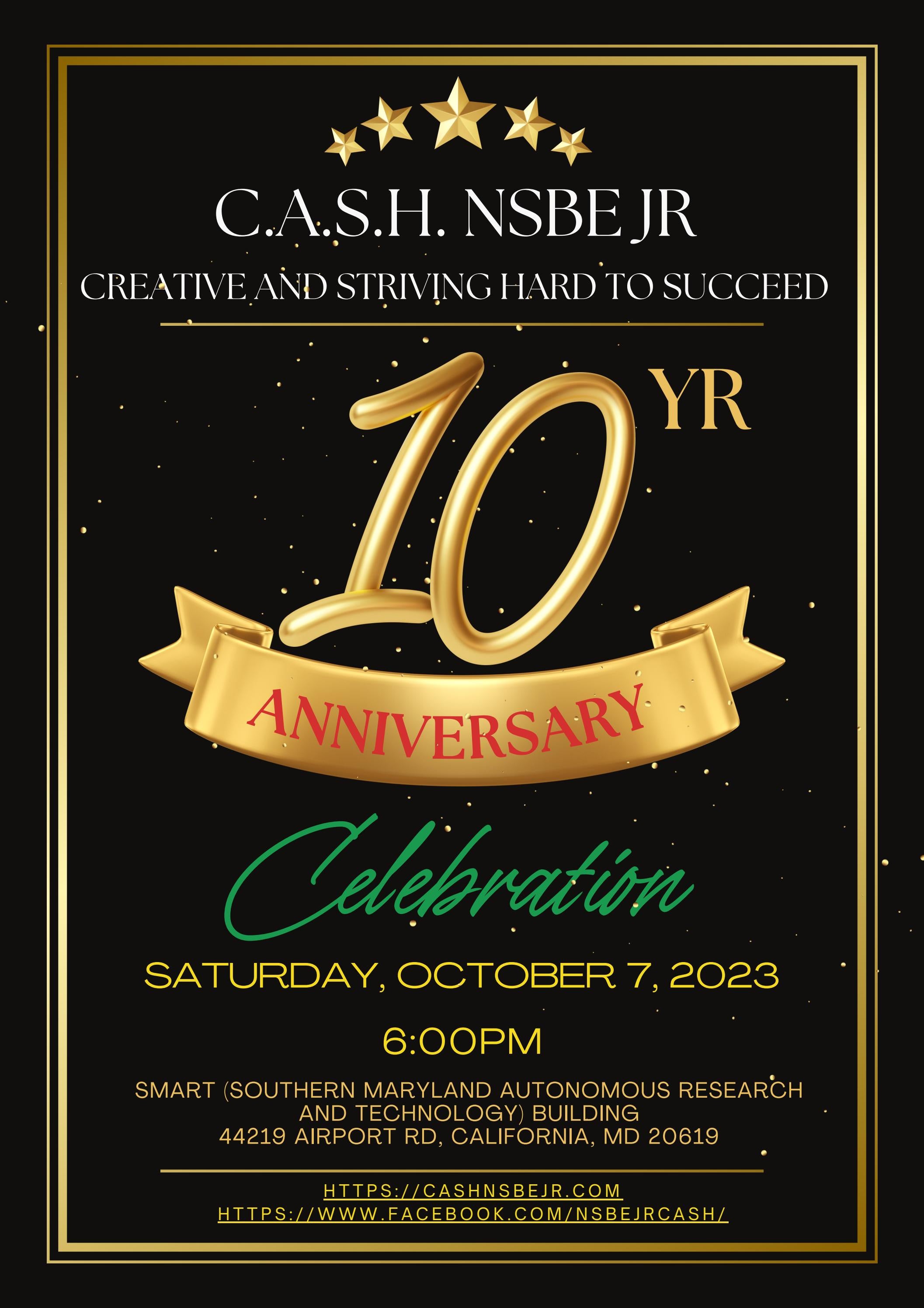 CASH NSBE Jr. 10-year Anniversary Program Booklet by leapforwardinc - Issuu