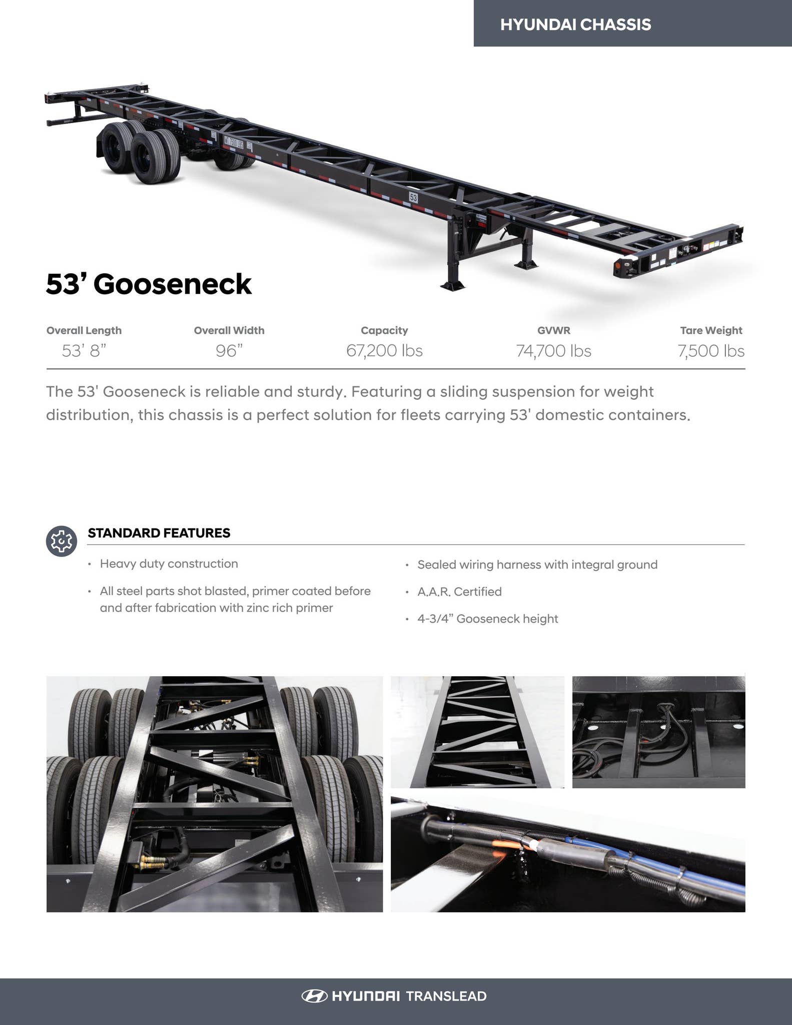 Hyundai Chassis | 53' Gooseneck by Hyundai Translead - Issuu
