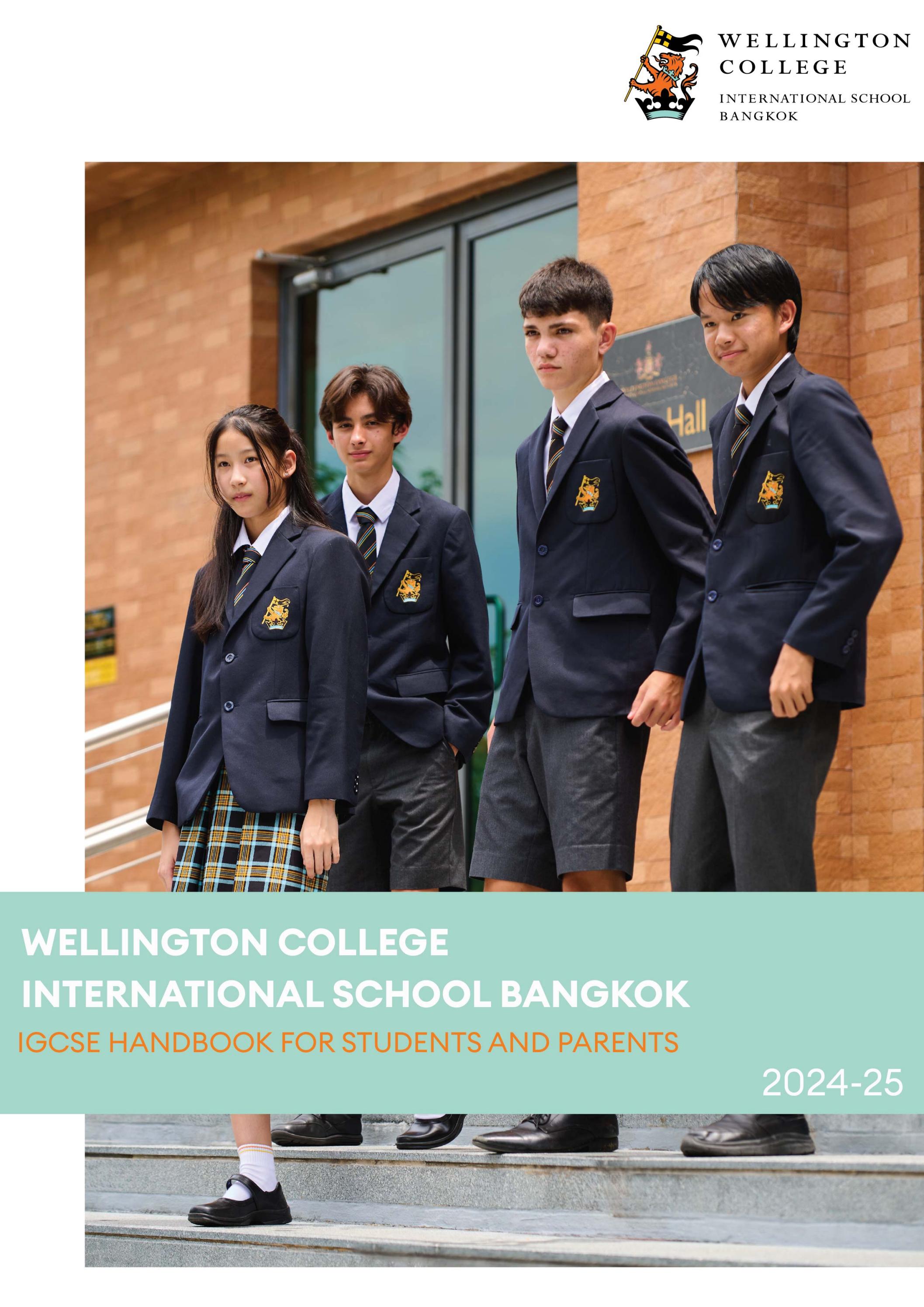 Wellington College Bangkok - IGCSE Handbook - 2024-25 by Wellington ...