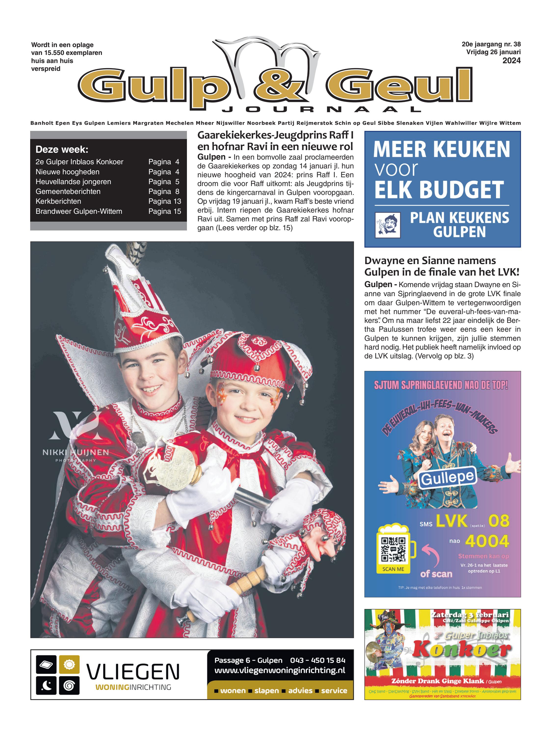 Gulp en Geul Journaal van vrijdag 26 januari 2024 by Gulp en Geuljournaal - Issuu