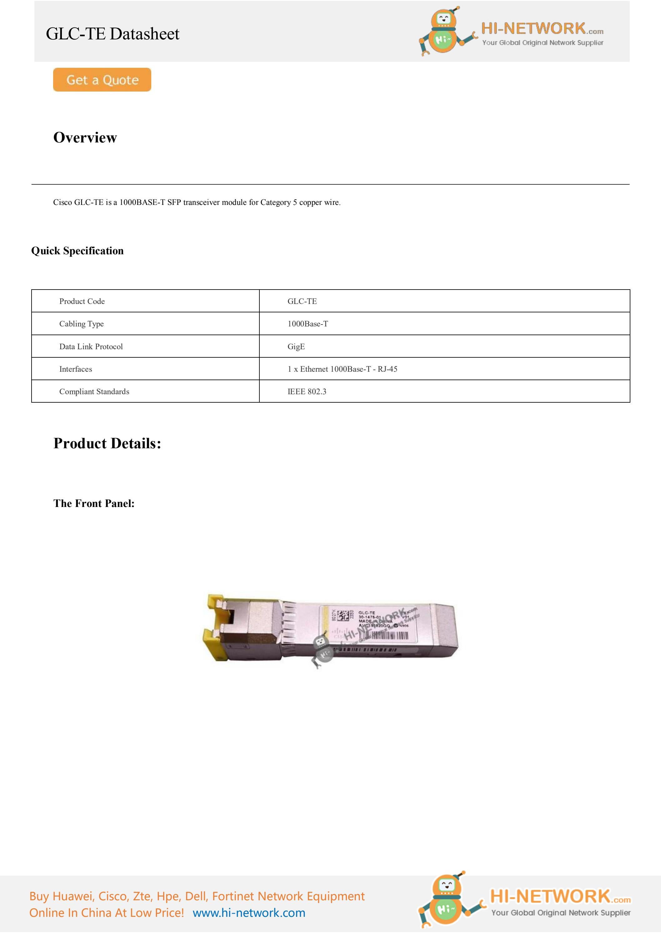 cisco-glc-te-datasheet by Hi-Network - Issuu