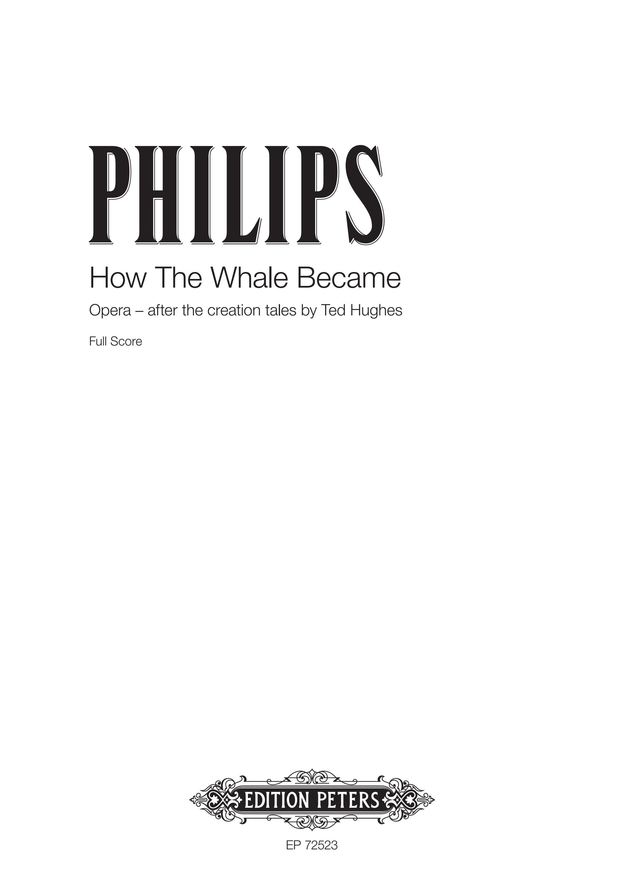 Julian Philips_How the whale became_EP72523_Score_Extracts by ...