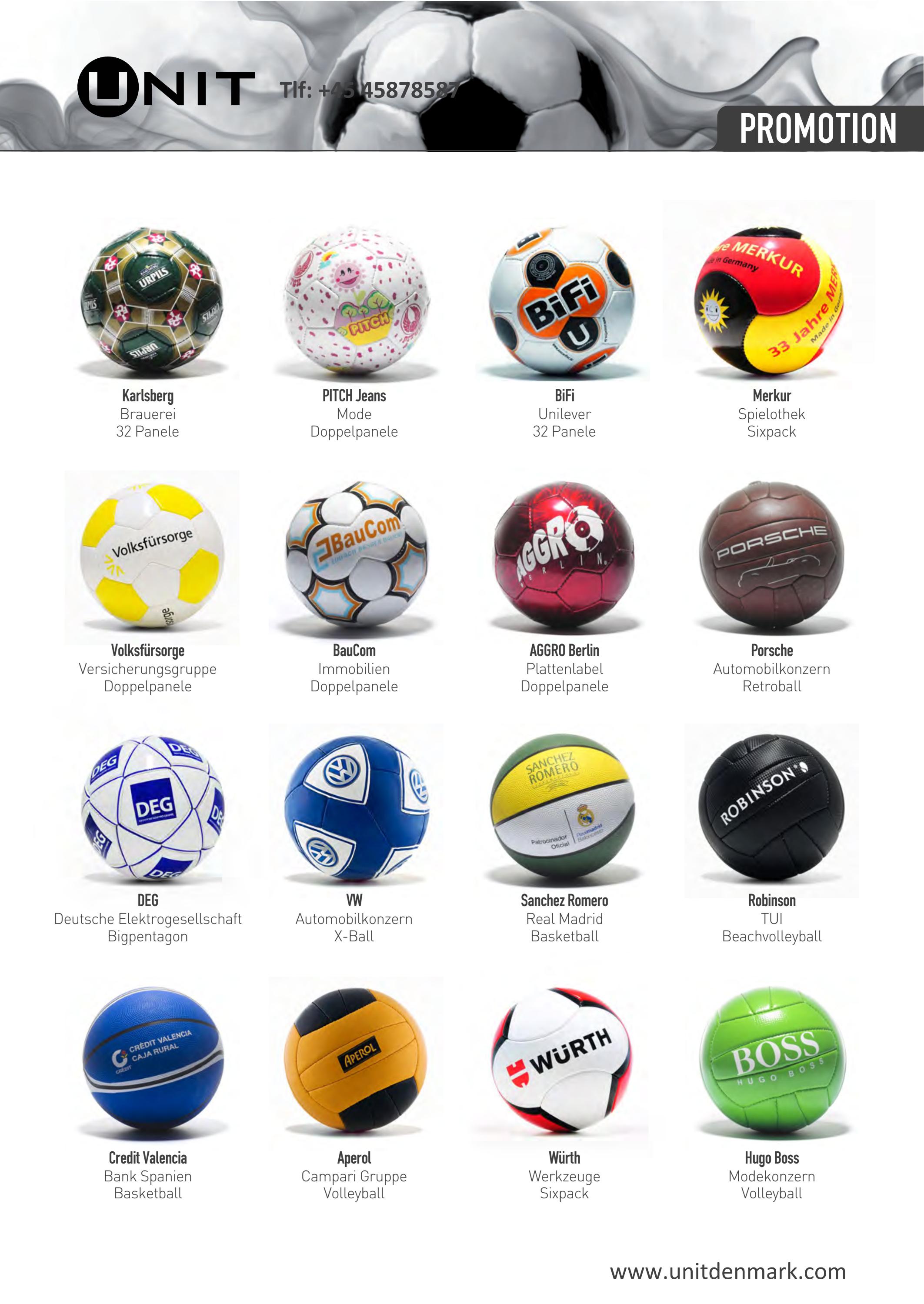 Fodbolde med logo by unitdenmark - Issuu