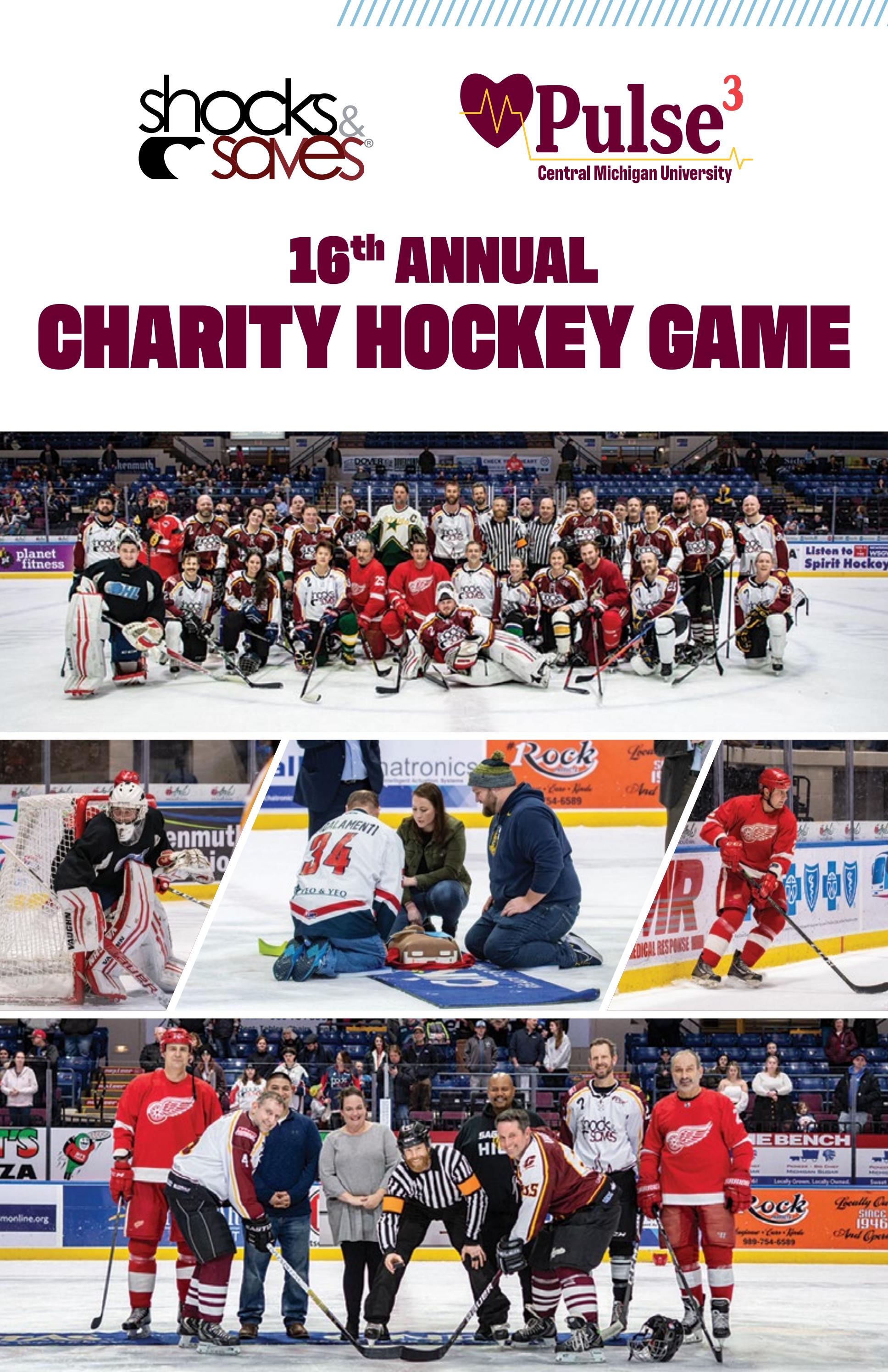 Shocks and Saves - 16th Annual Charity Hockey Game by Central Michigan ...