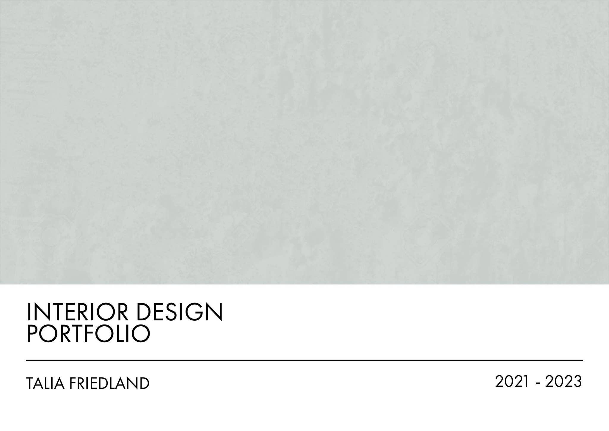 Talia Friedland Portfolio by TaliaFriedland - Issuu