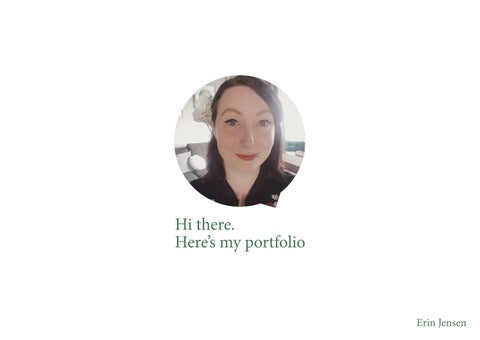 Erin Jensen Portfolio by Erin Jensen - Issuu