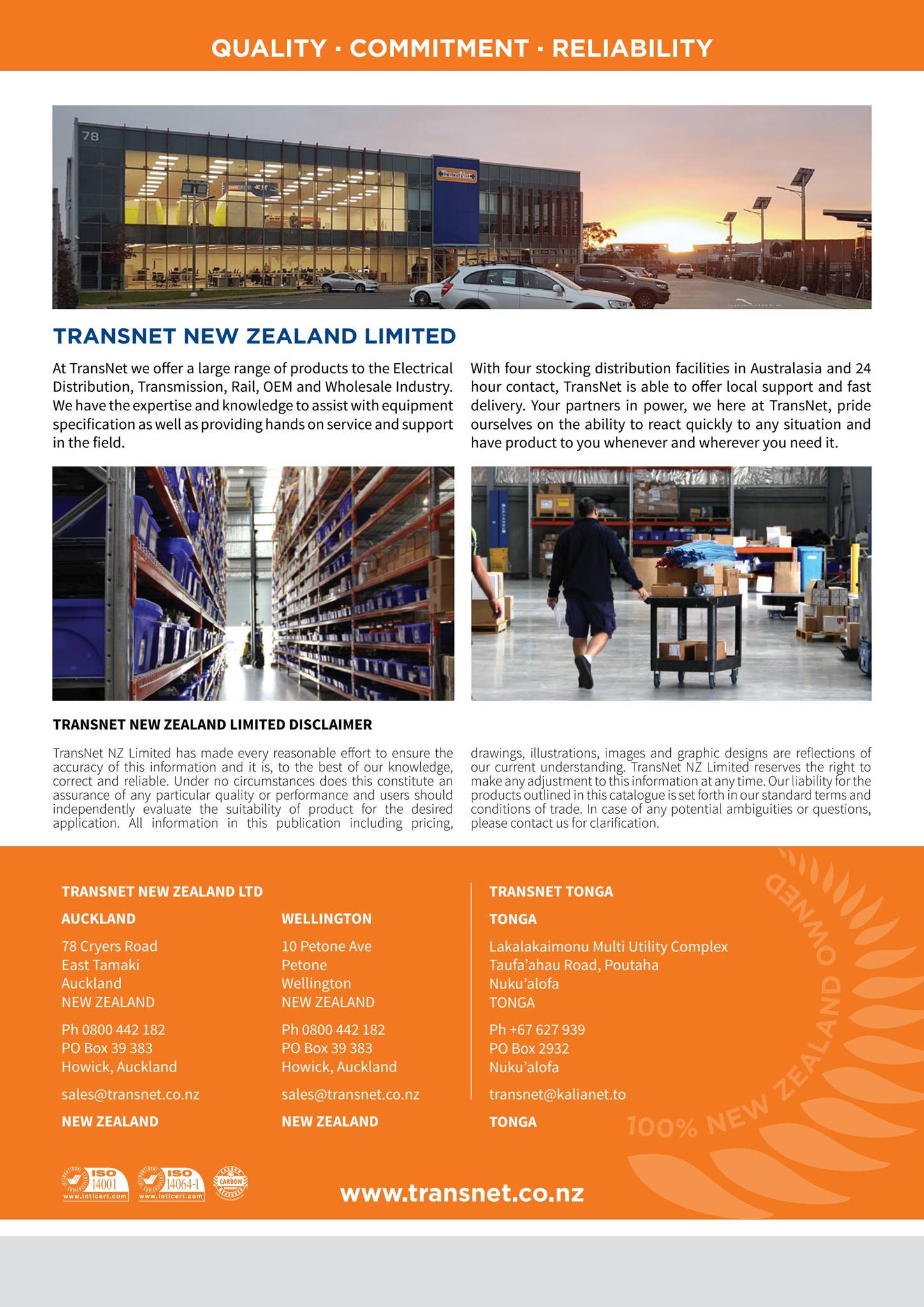 TransNet Safety Products Catalogue - First Edition by TransNet NZ Ltd ...