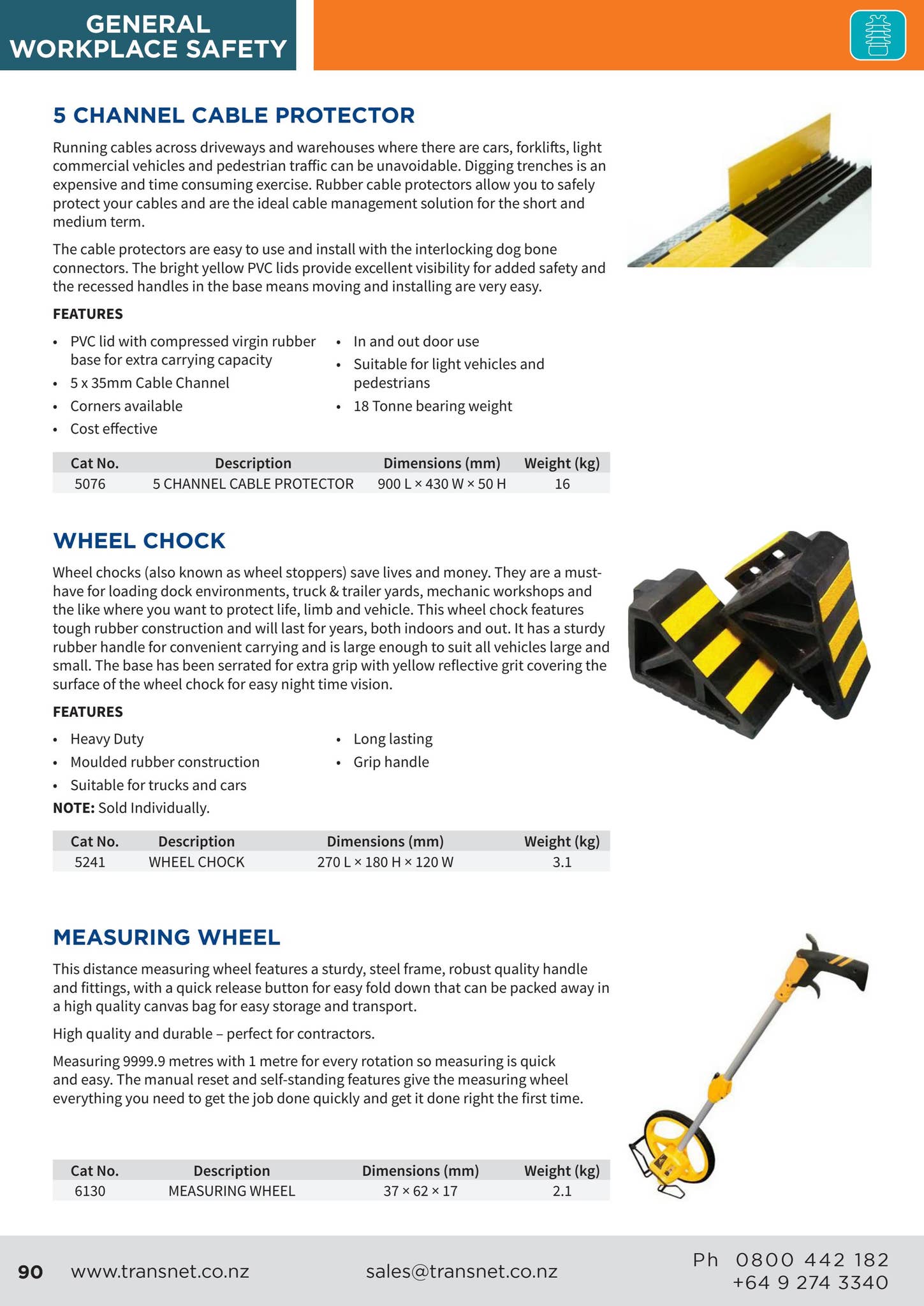 TransNet Safety Products Catalogue - First Edition by TransNet NZ Ltd ...