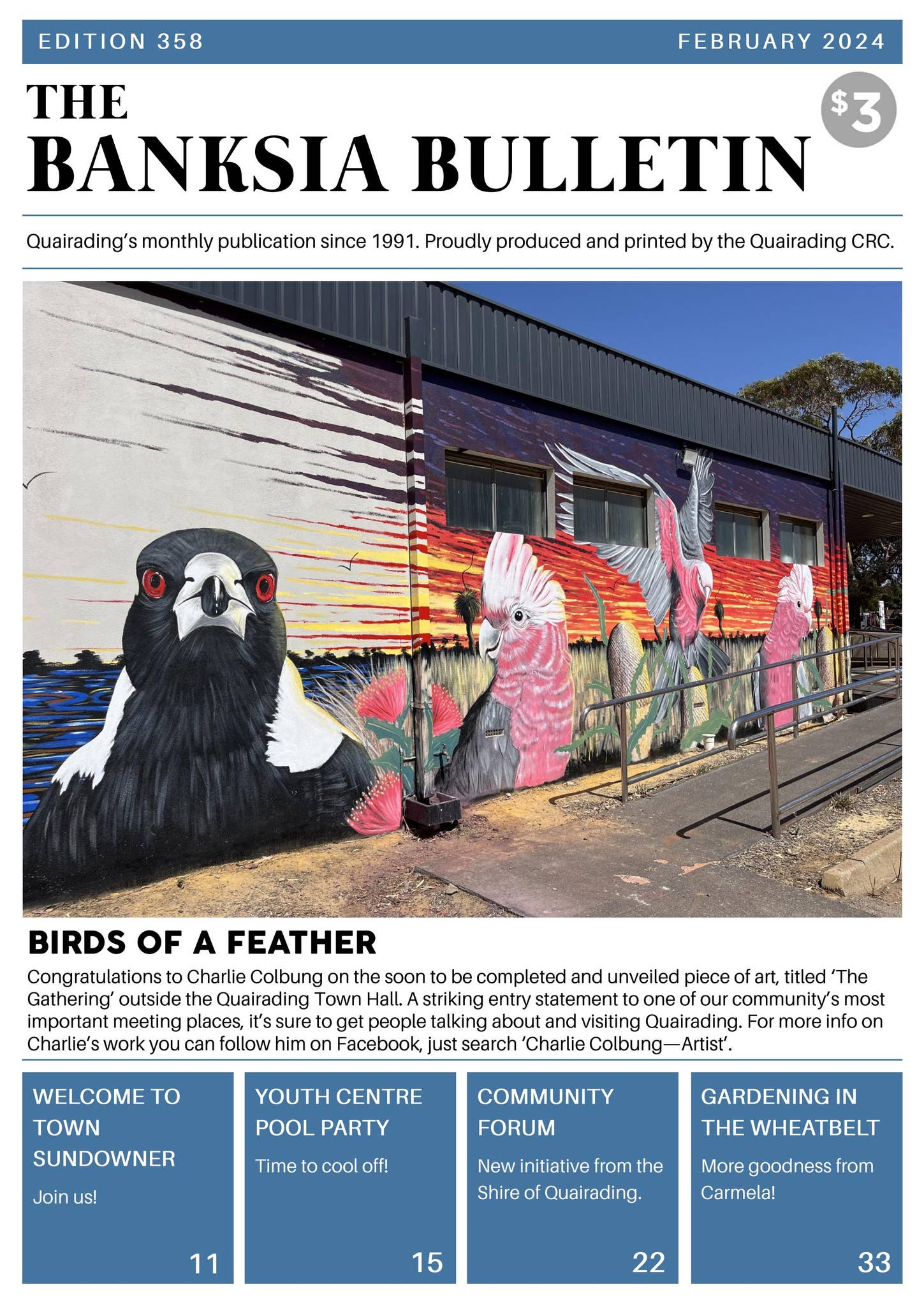 Banksia Bulletin February 2024 by QuairadingCRC - Issuu