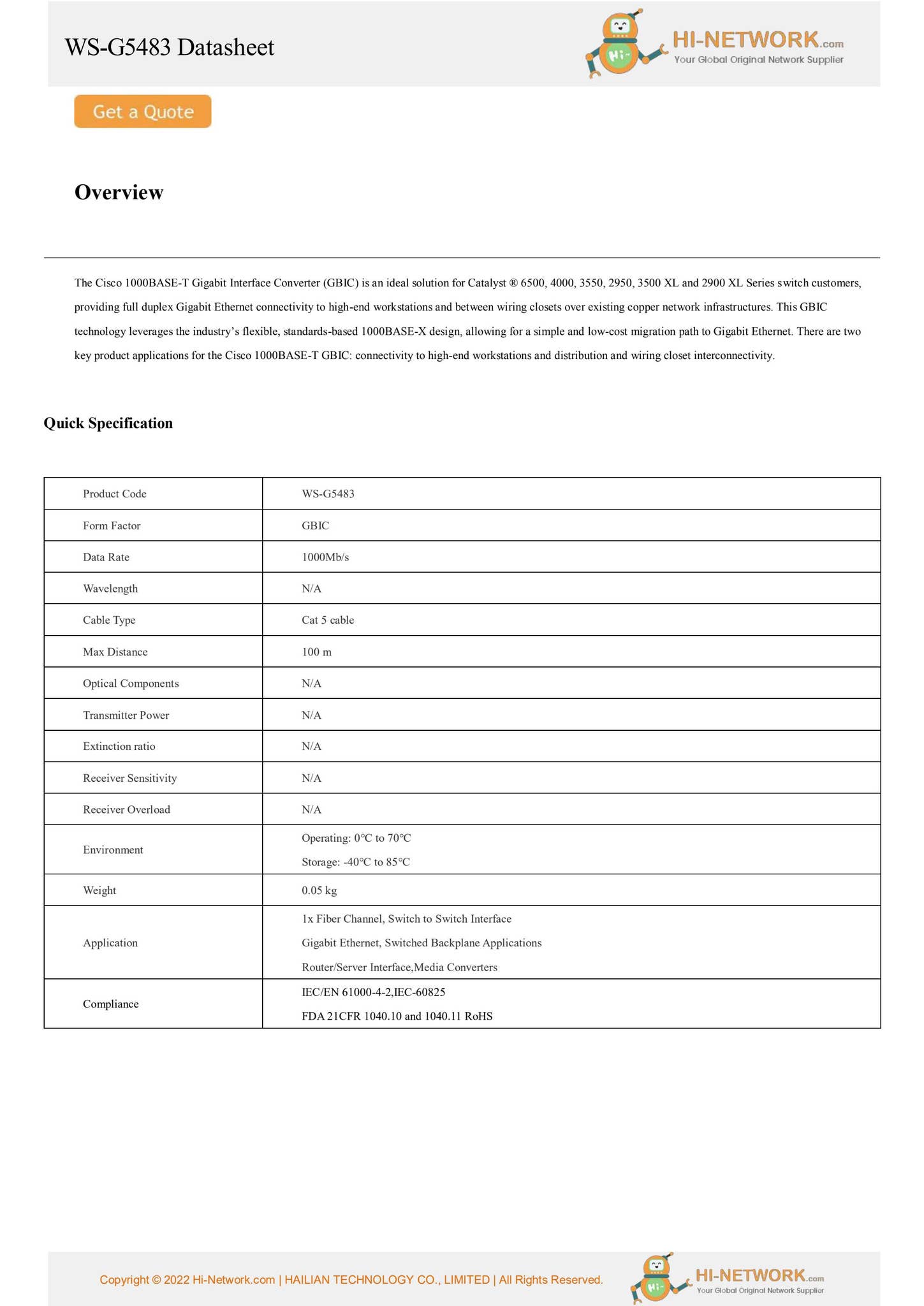 cisco-ws-g5483-datasheet by Hi-Network - Issuu
