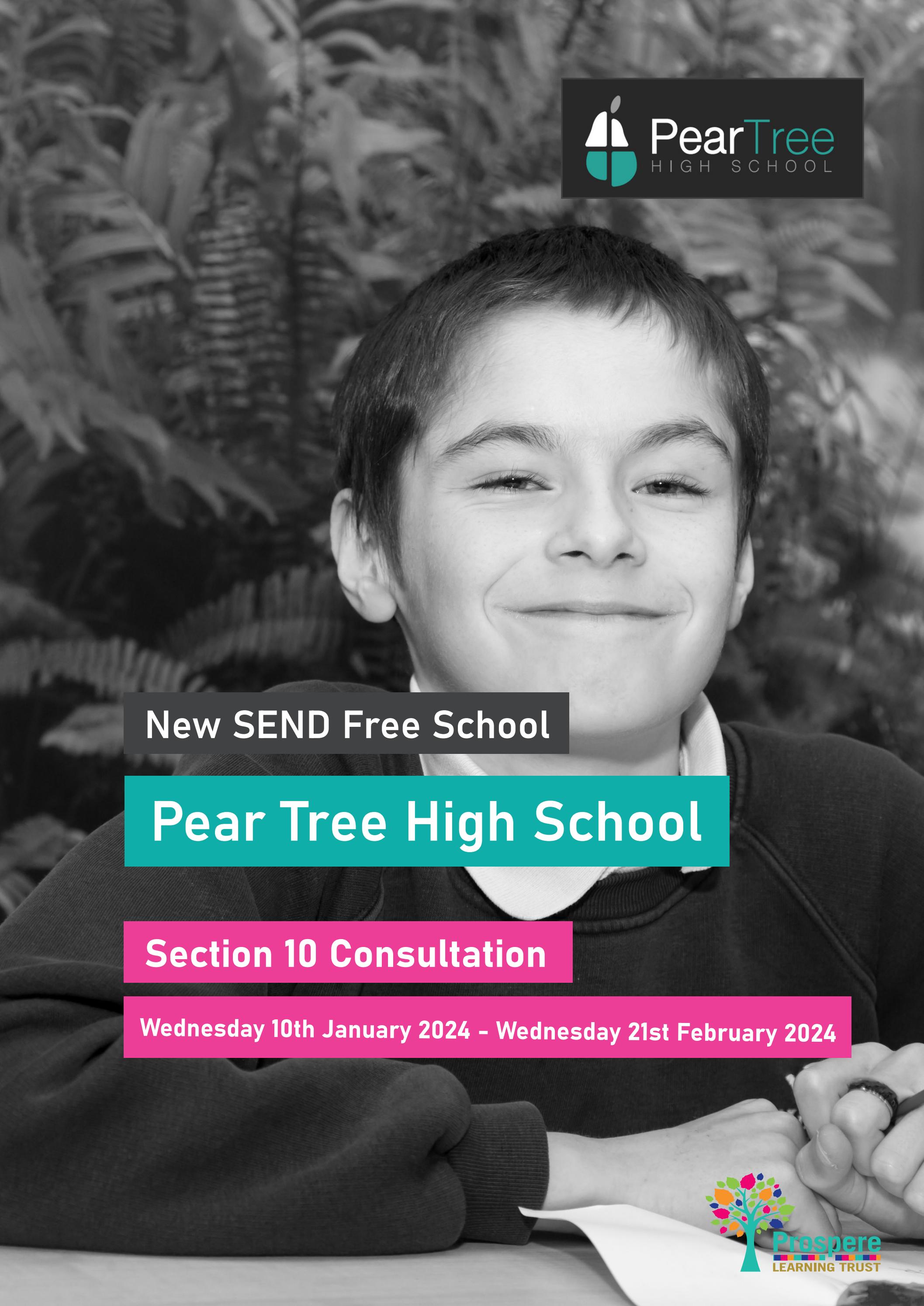 Pear Tree High School - Section 10 Consultation by Schudio - Issuu