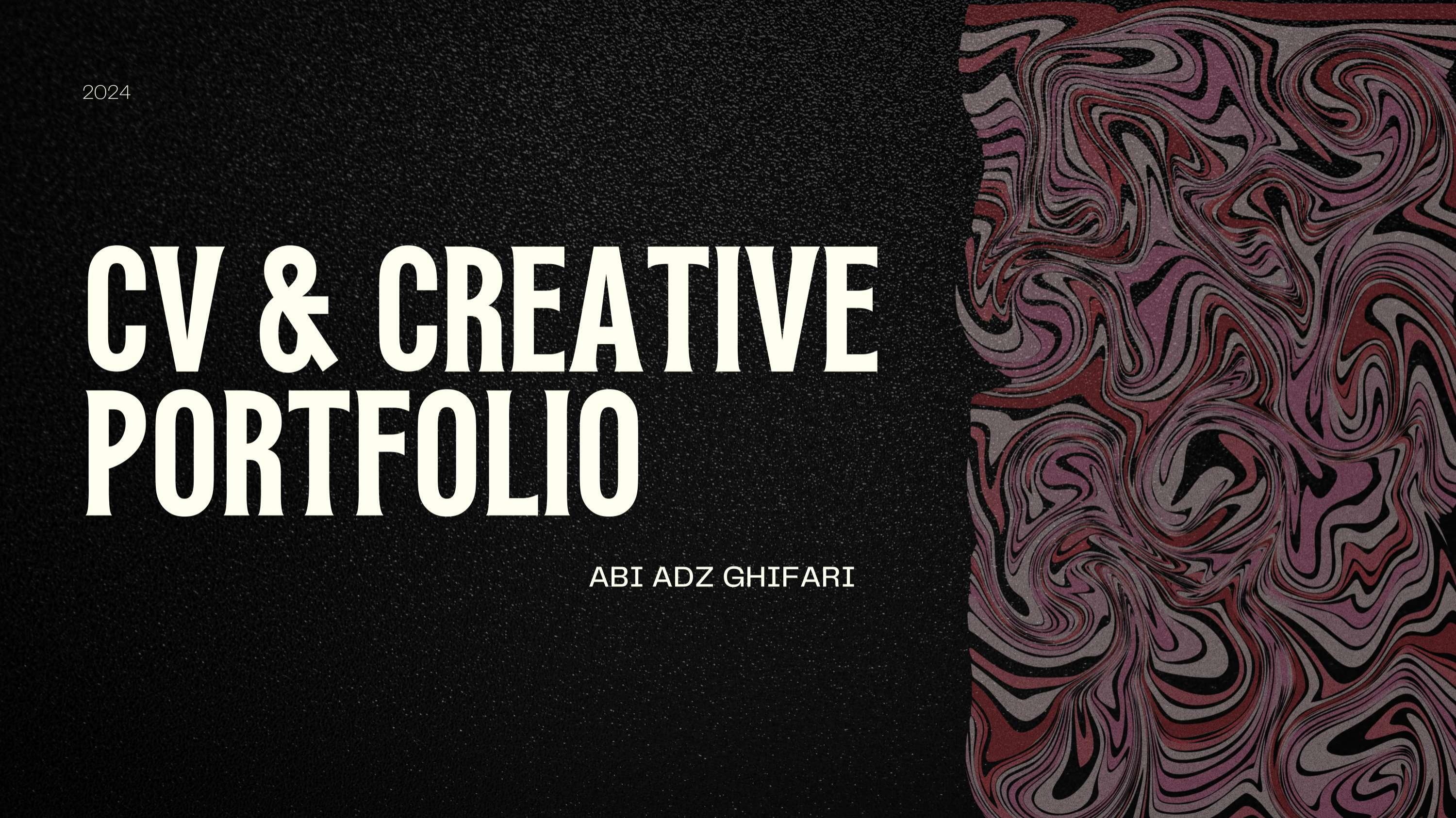 CV & CREATIVE PORTFOLIO ABI ADZ GHIFARI - 2024 by abii adz - Issuu