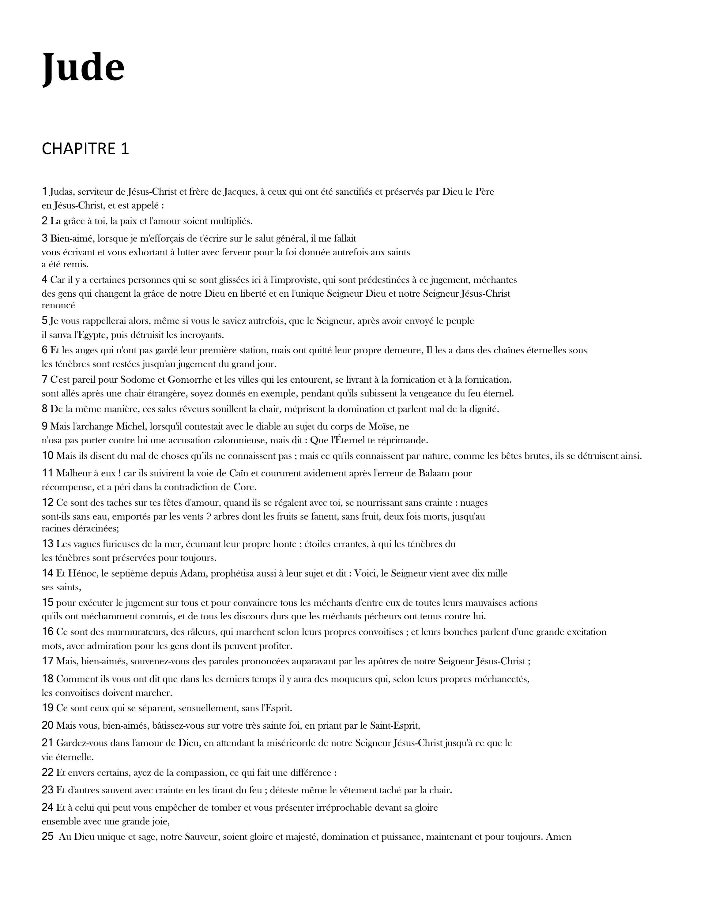 FRENCH - JUDE by Filipino Tracts and Literature Society Inc. - Issuu