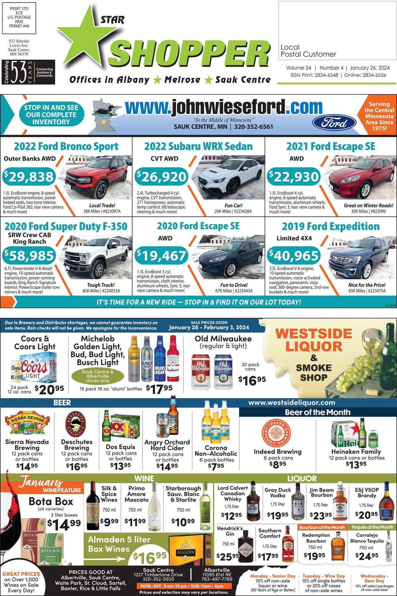 Star Shopper - January 26, 2024 by Star Publications - Issuu