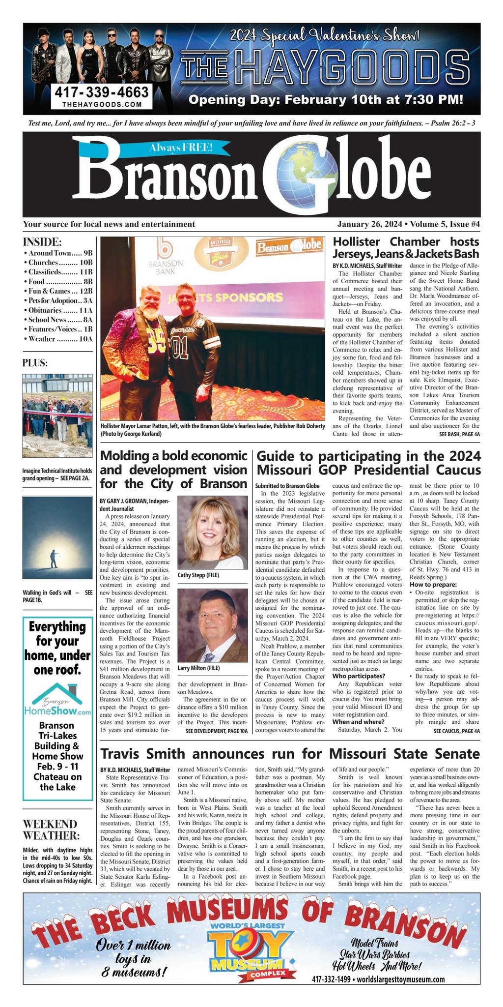 Branson Globe, January 26, 2024 by bransonglobe - Issuu