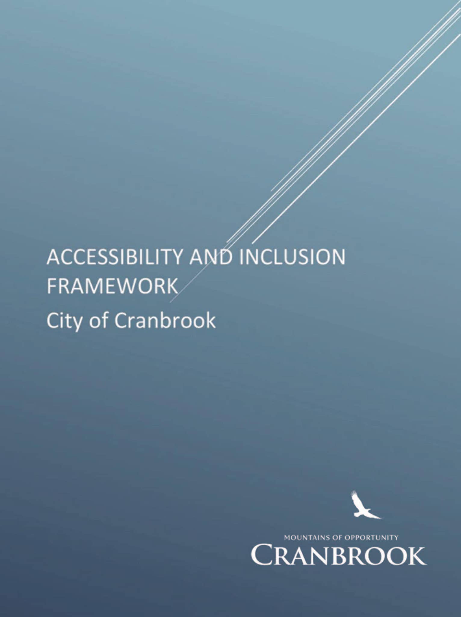 City Of Cranbrook Accessibility and Inclusion Framework Report by City ...