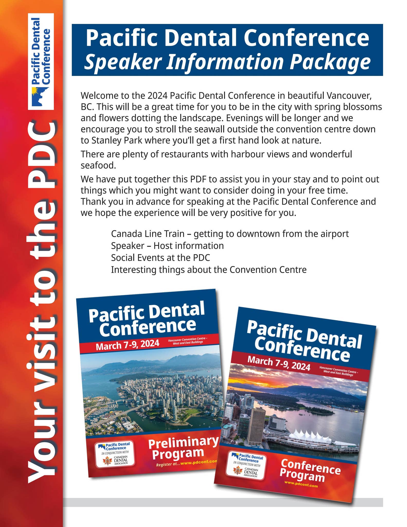 2024 Pacific Dental Conference Speaker Information Package by Pacific ...