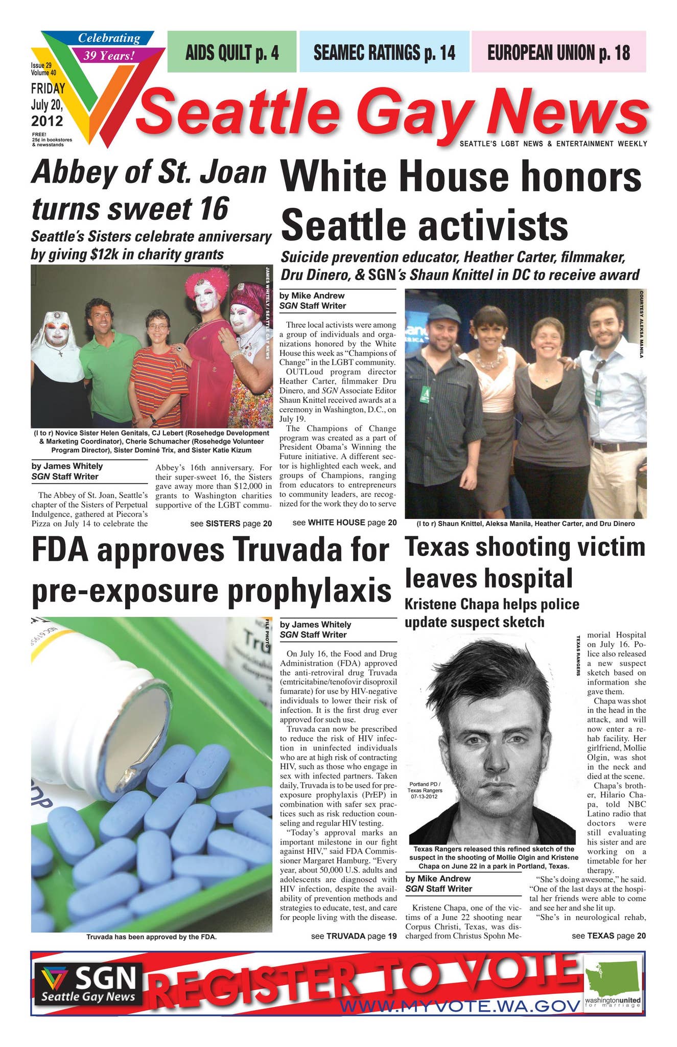SGN July 20, 2012 - Section 1 by SGN (Seattle Gay News) Archives - Issuu