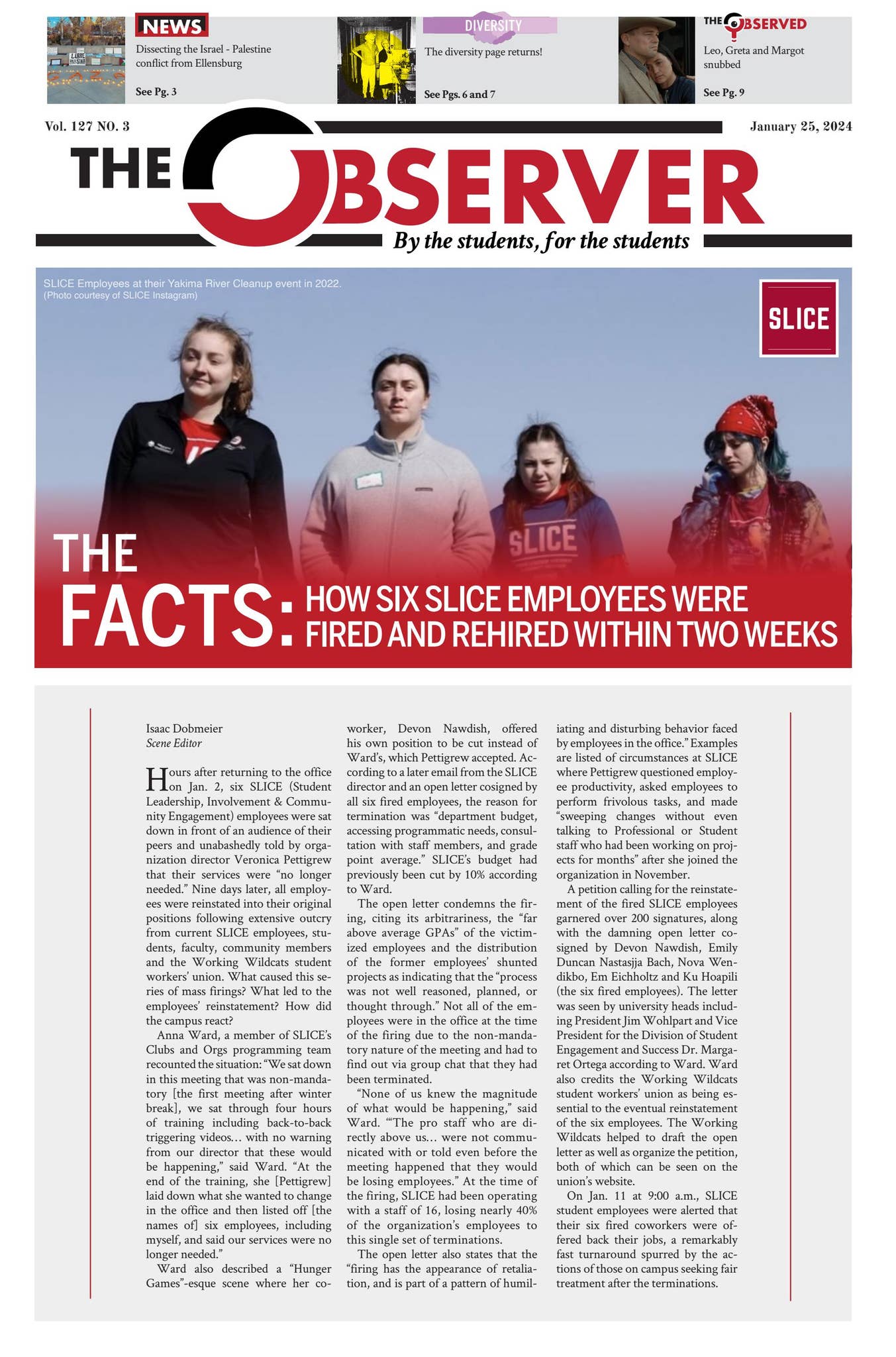 The Observer, Winter 2024 – Issue 3 by CWU Observer - Issuu