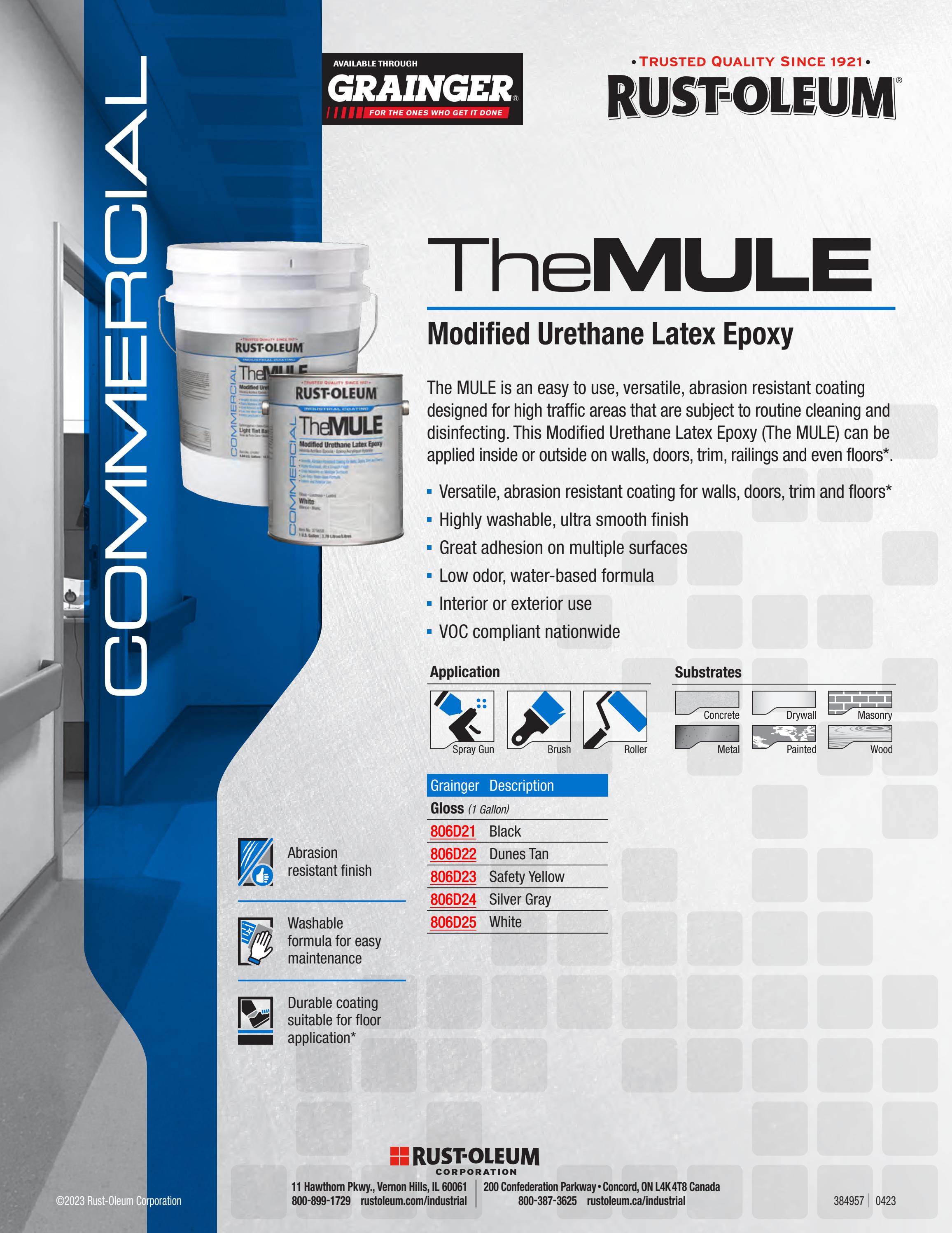 Rust-Oleum: The Mule Sell Sheet, Grainger by ISI Marketing Portal - Issuu