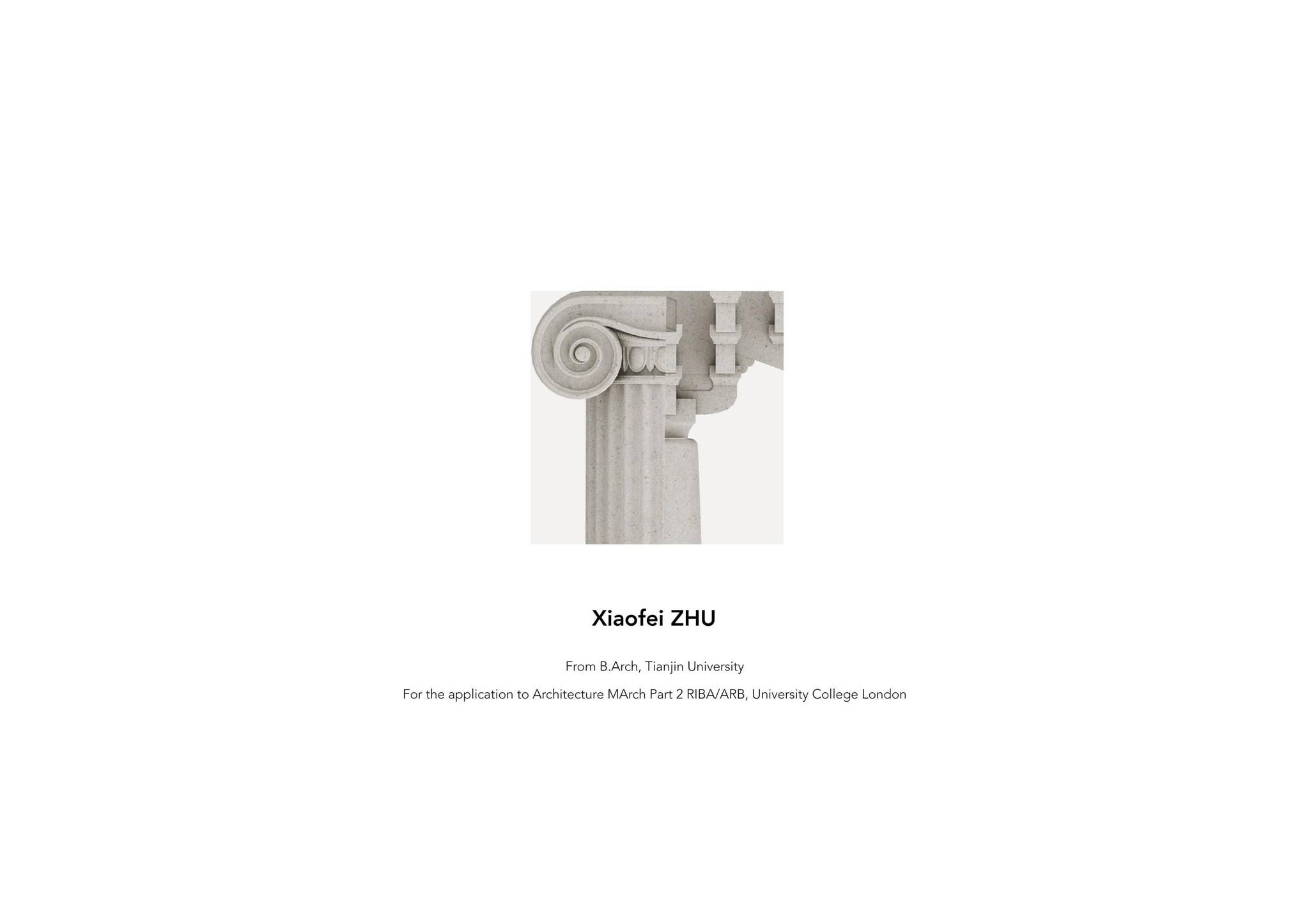 Xiaofei ZHU portfolio for UCL Part2 by WhiteDragonet - Issuu