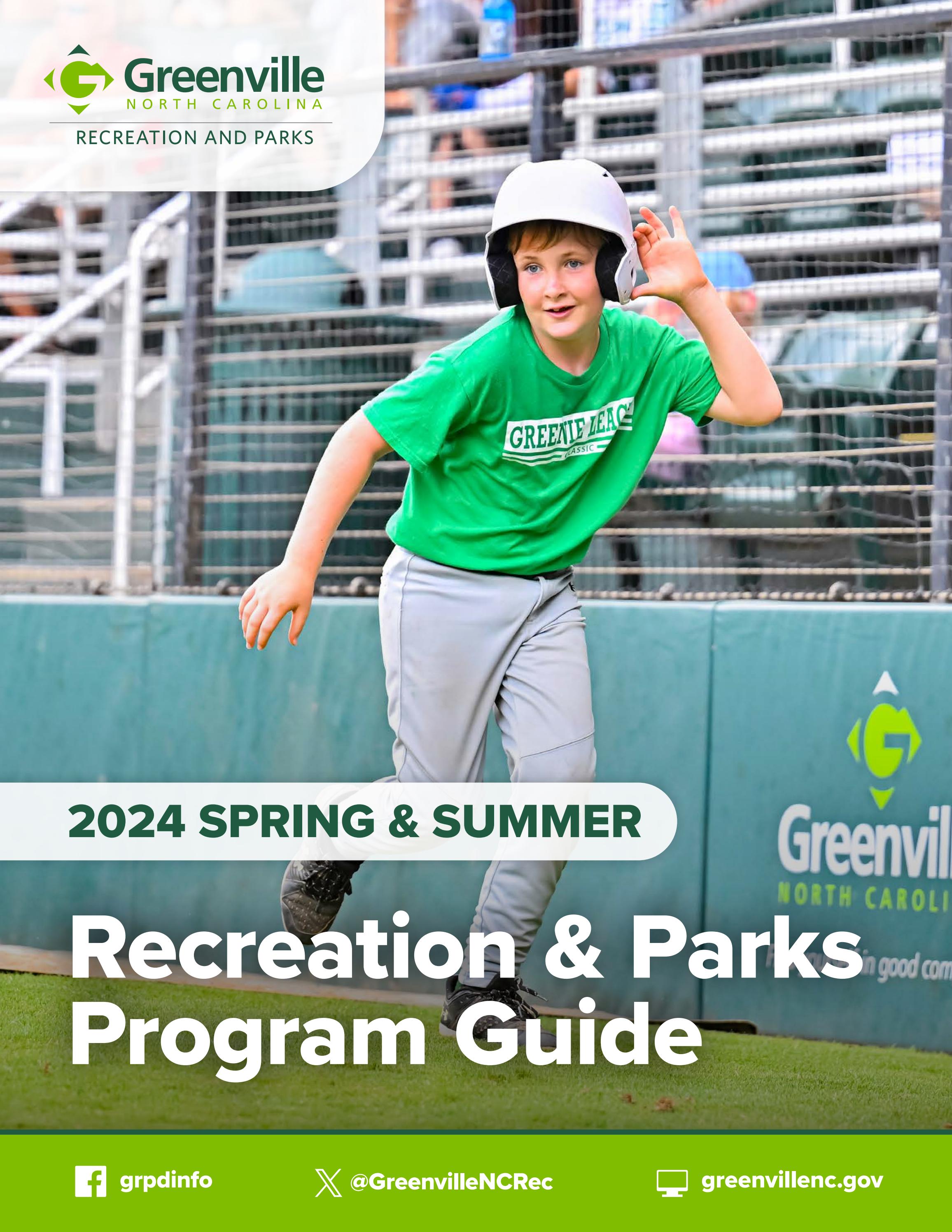 2024 Spring Summer Brochure by GreenvilleNCRec - Issuu