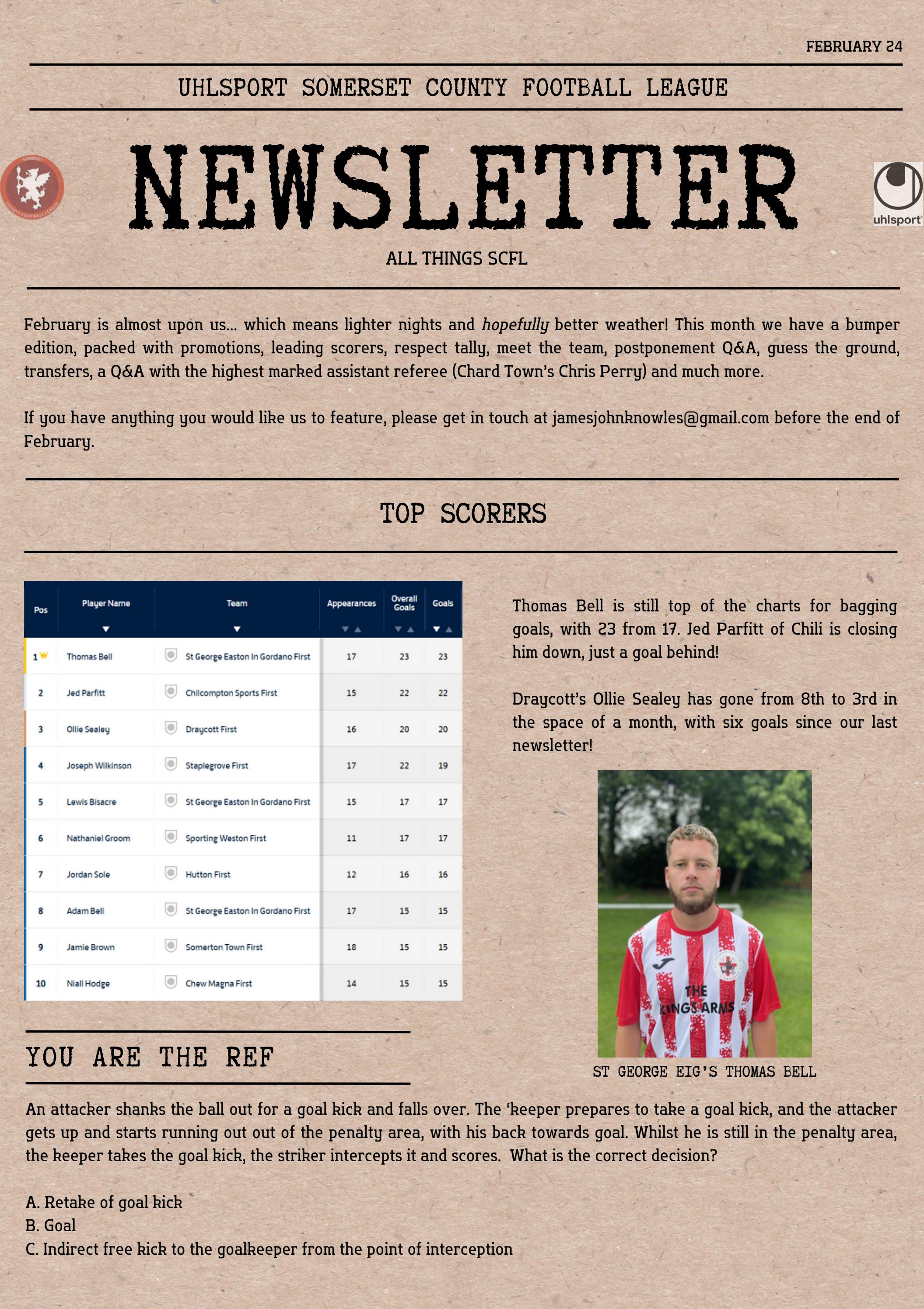 SCFL Newsletter Feb by SCFLNewsletter - Issuu