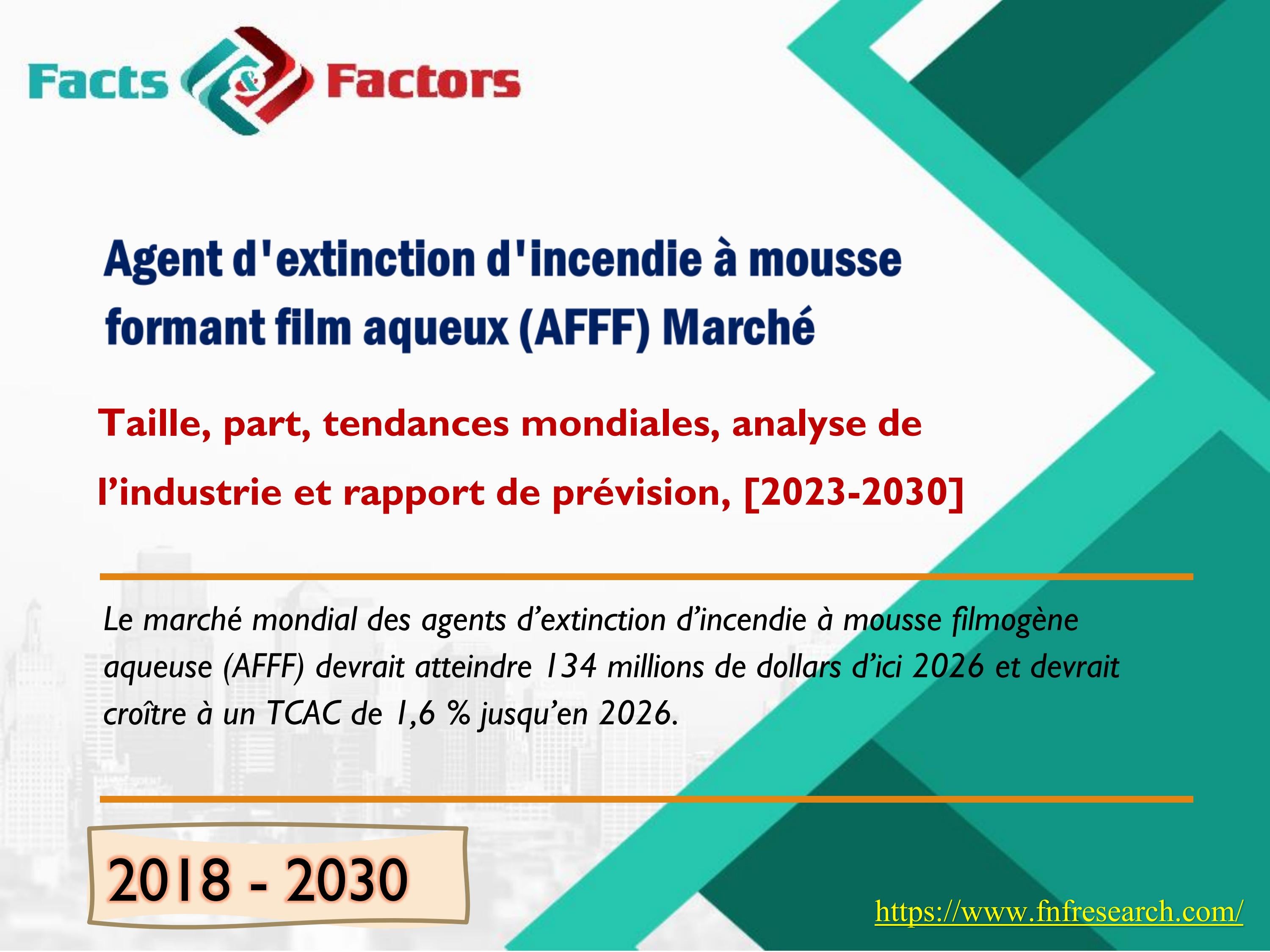 Agent d'extinction d'incendie à mousse formant film aqueux (AFFF ...