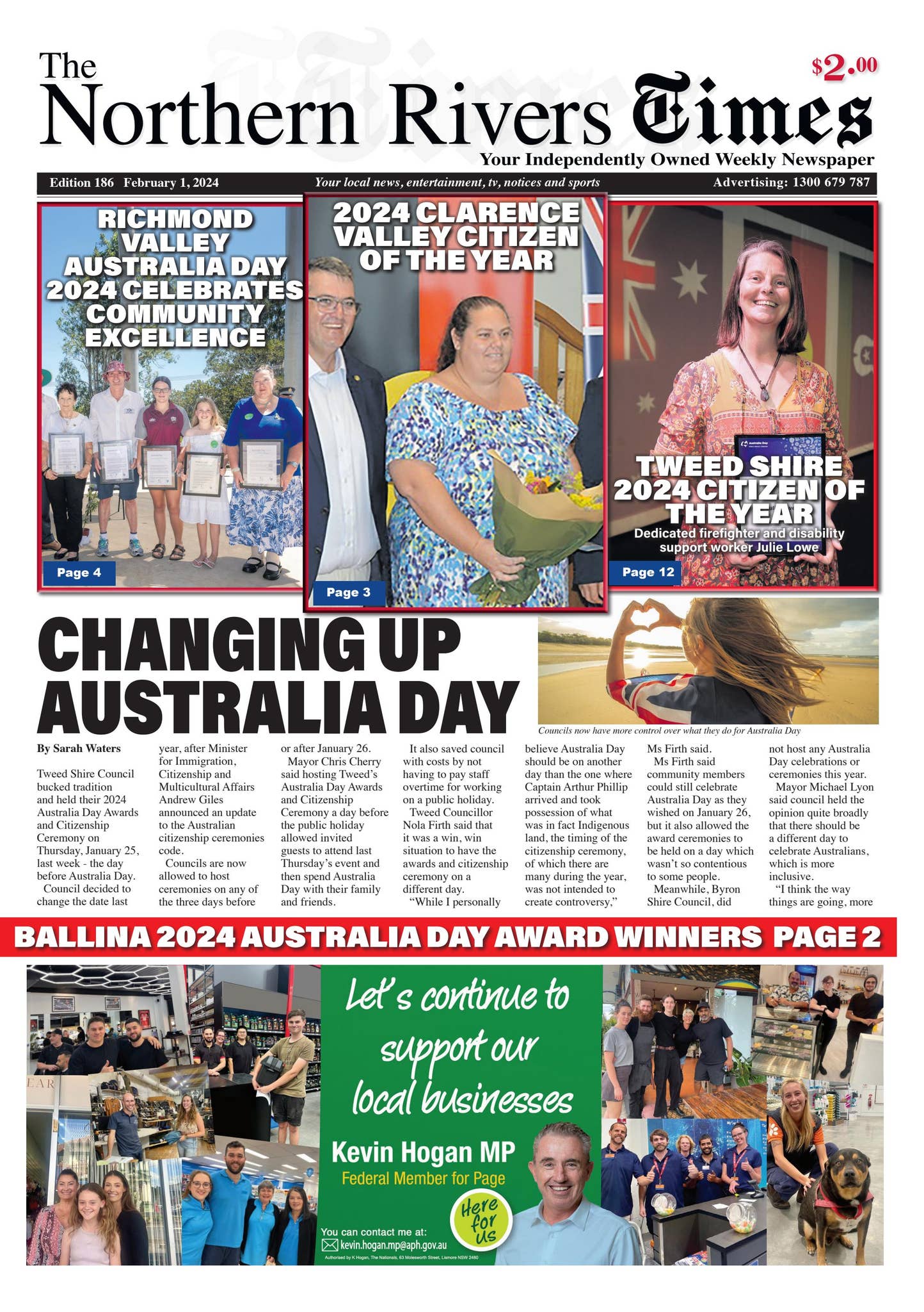 The Northern Rivers Times Edition 186 by The Northern Rivers Times - Issuu