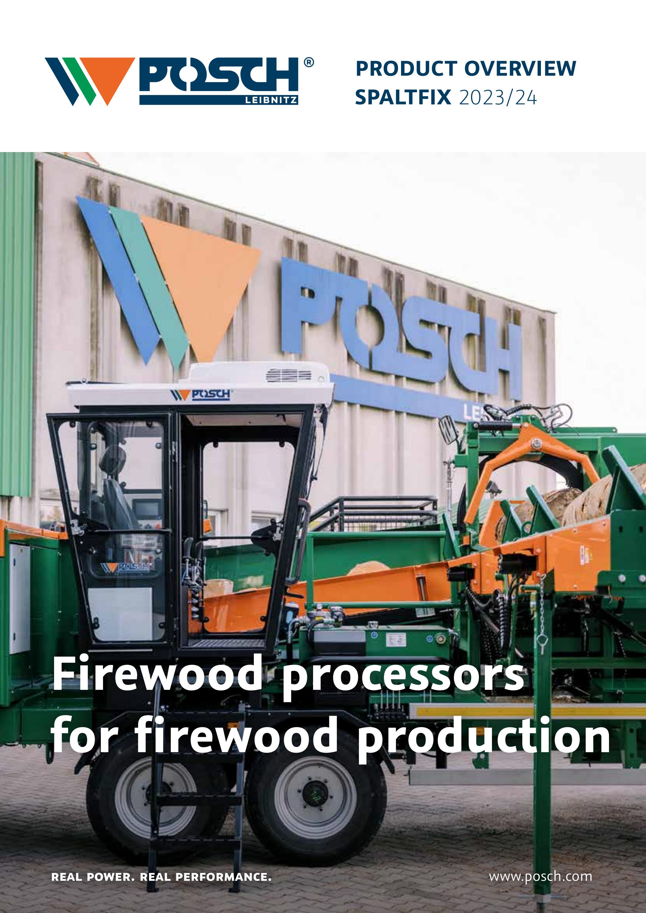 POSCH - SpaltFix product overview firewood processor by POSCH Leibnitz ...