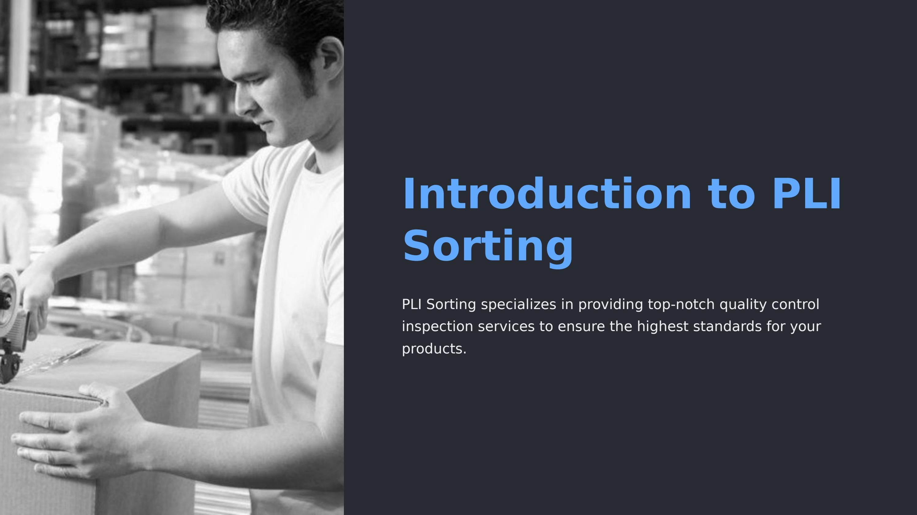 Introduction to PLI Sorting by thirdpartyinspectionservice - Issuu