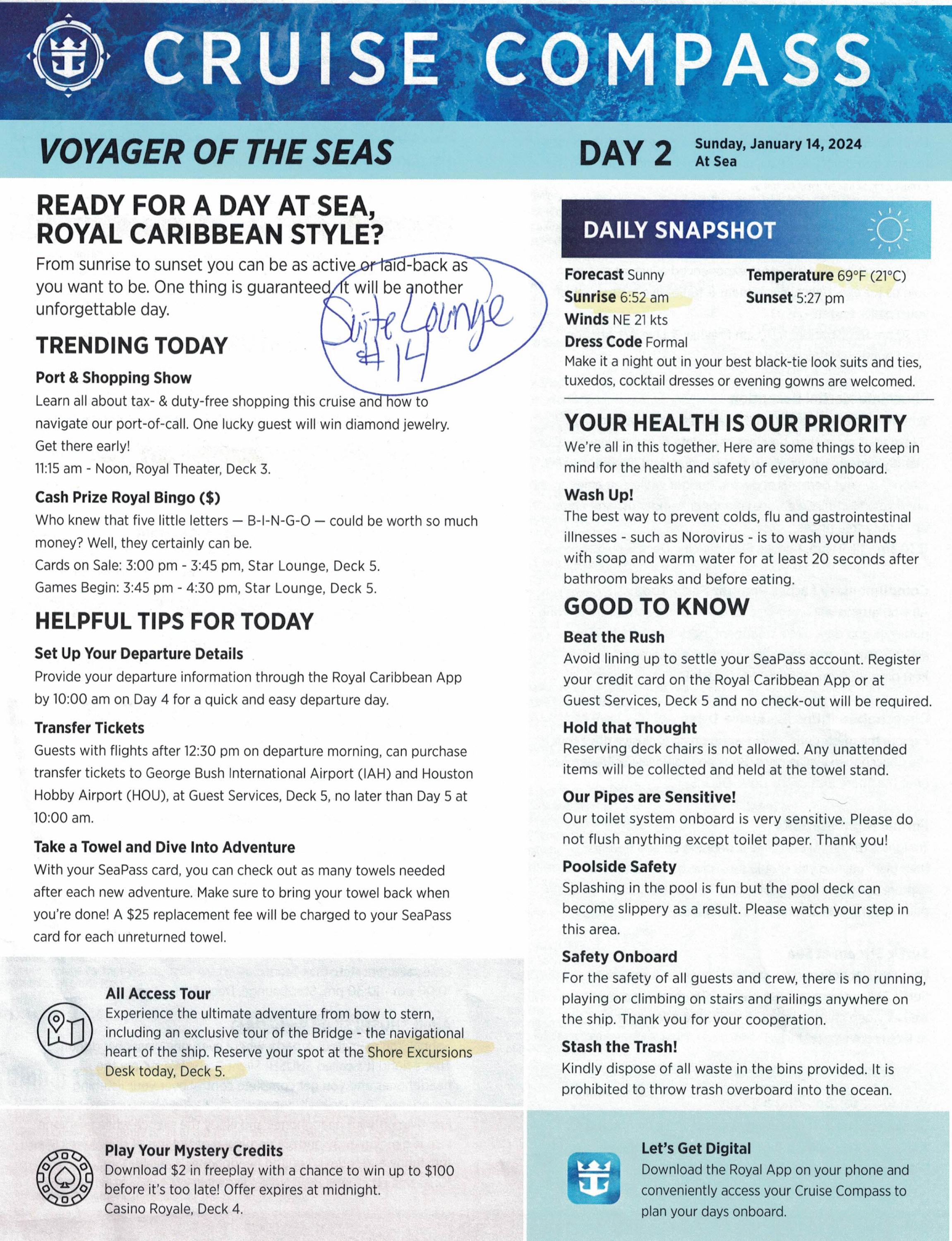 Voyager of the Seas 5-night Western Caribbean Cruise Compass - January ...