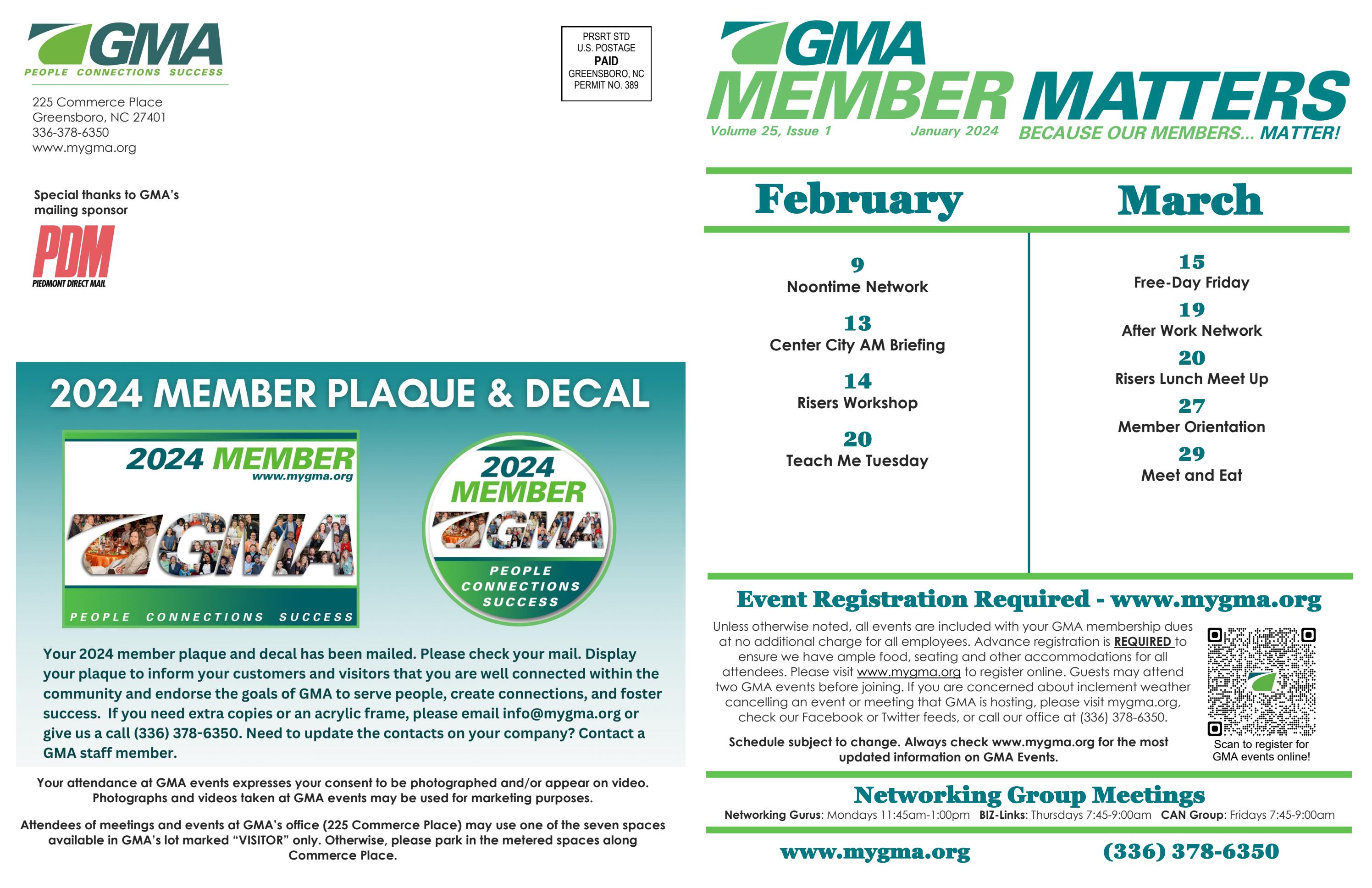 GMA Member Matters February-March 2024 by Guilford Merchants ...