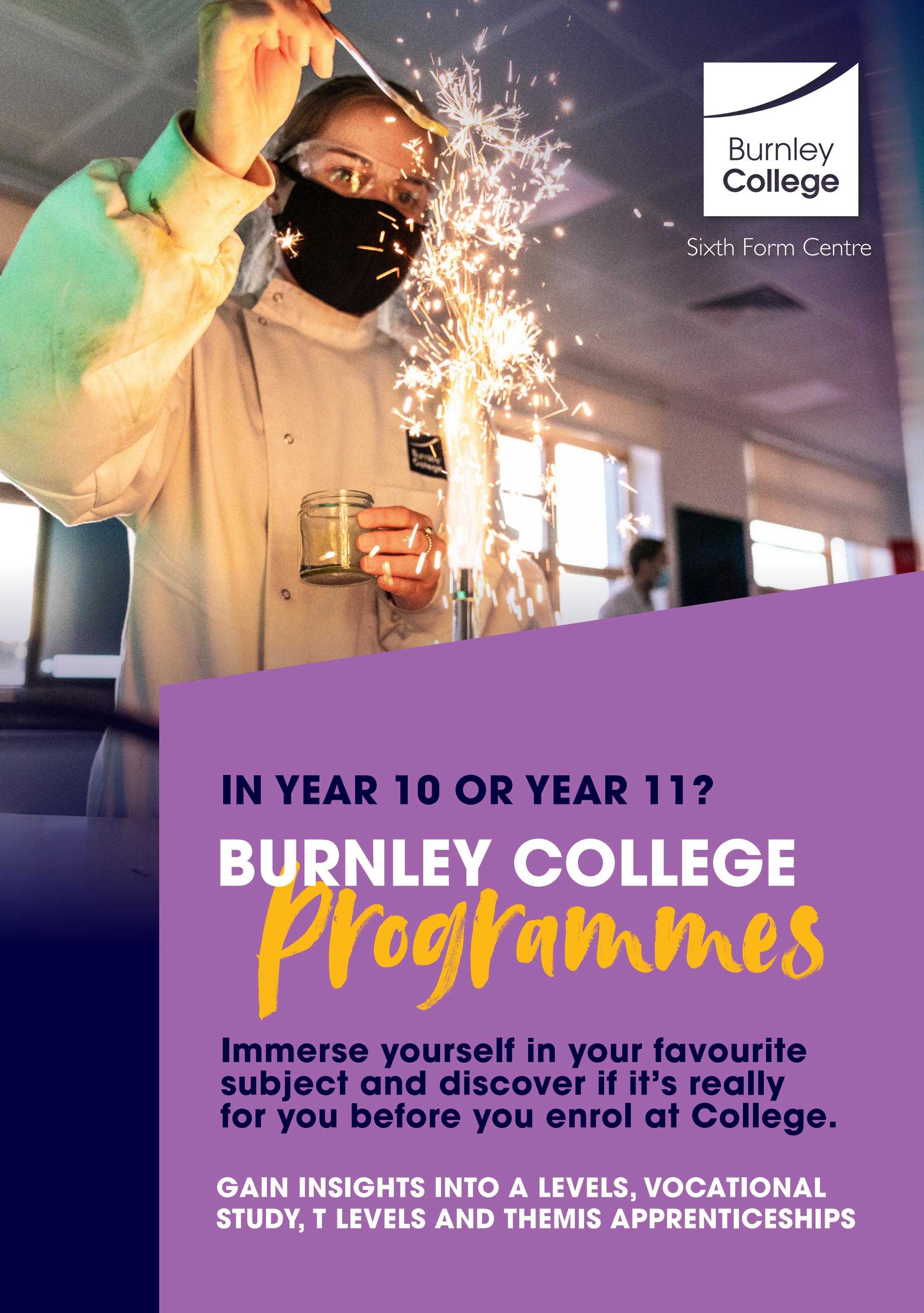 Year 10 & 11 Burnley College Programmes by Burnley College - Issuu