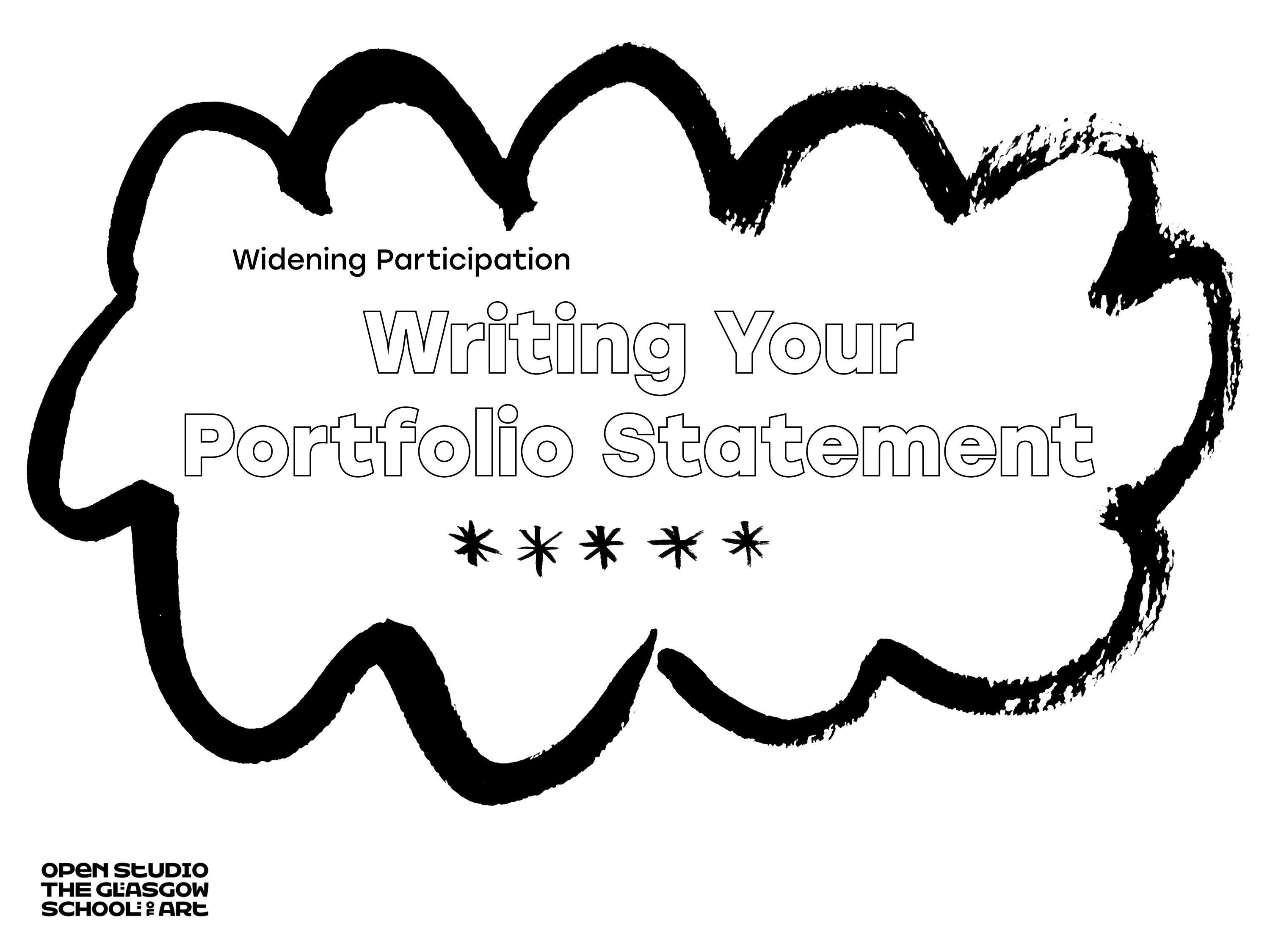 Writing Your Portfolio Statement by The Glasgow School of Art - Issuu