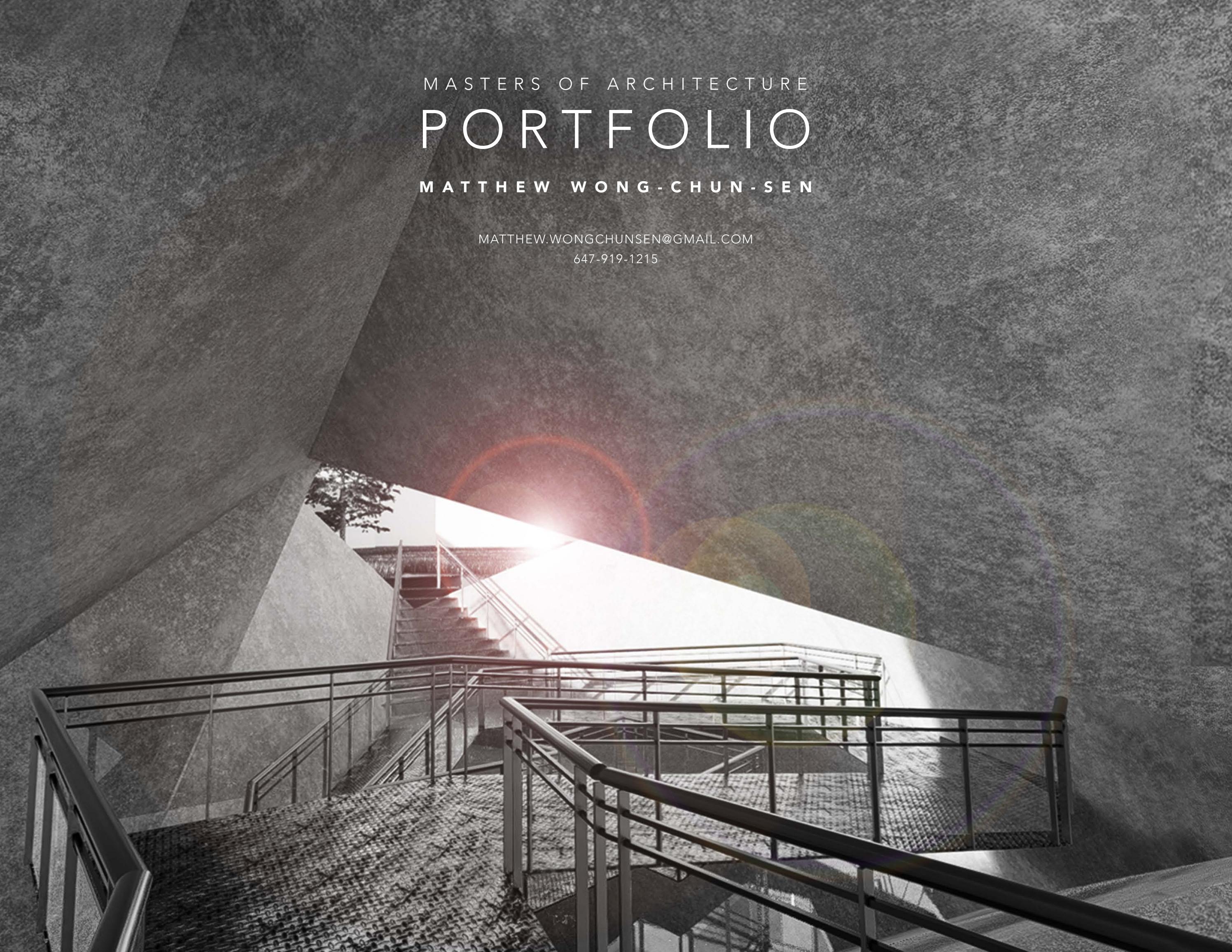 MATTHEW WONG | ARCHITECTURE PORTFOLIO by Matthew Wong Chun Sen - Issuu