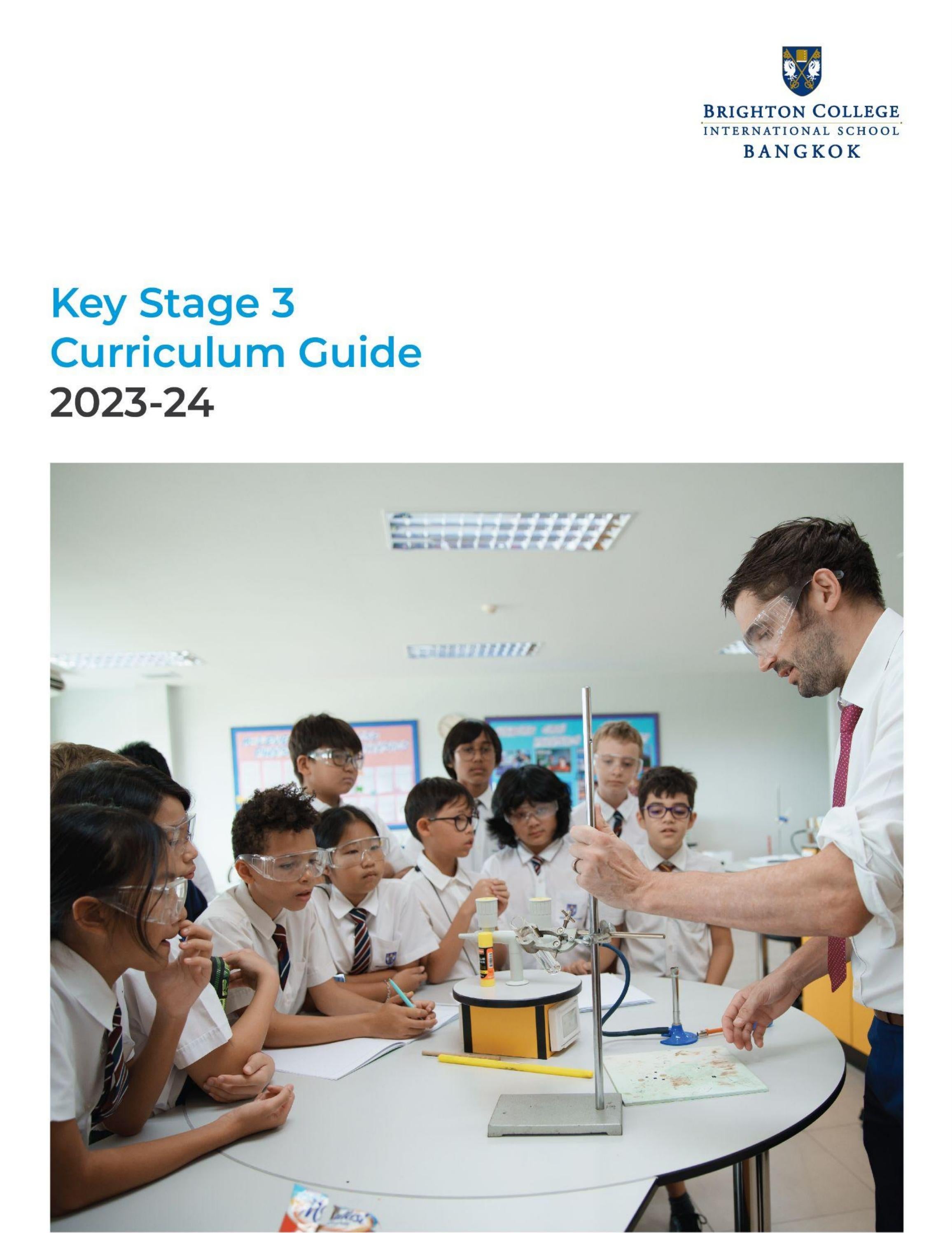 Key Stage 3 Curriculum Guide 2023-24 by BrightonCollegeBangkok - Issuu