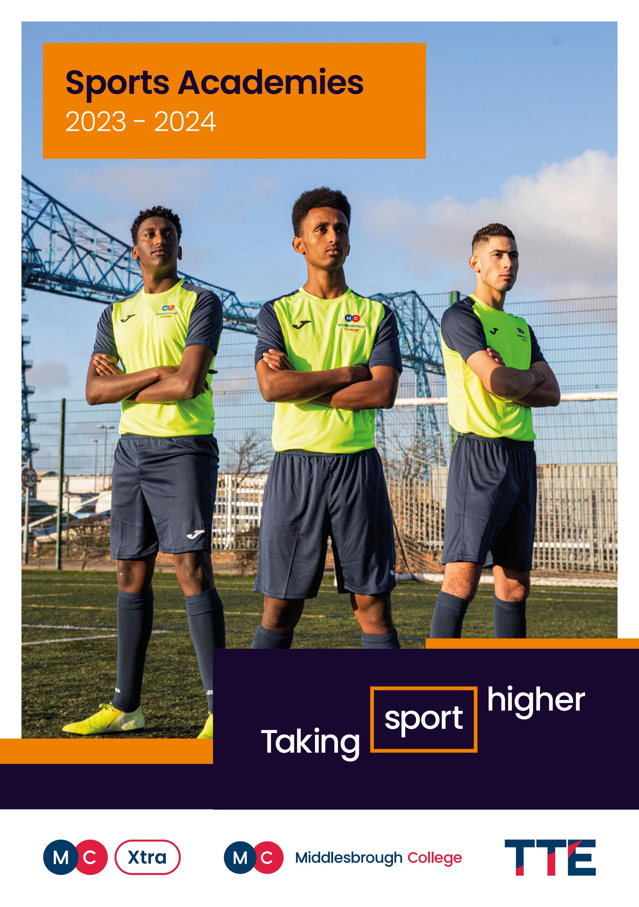 Sports Academy Brochure 23-24 by Middlesbrough College - Issuu