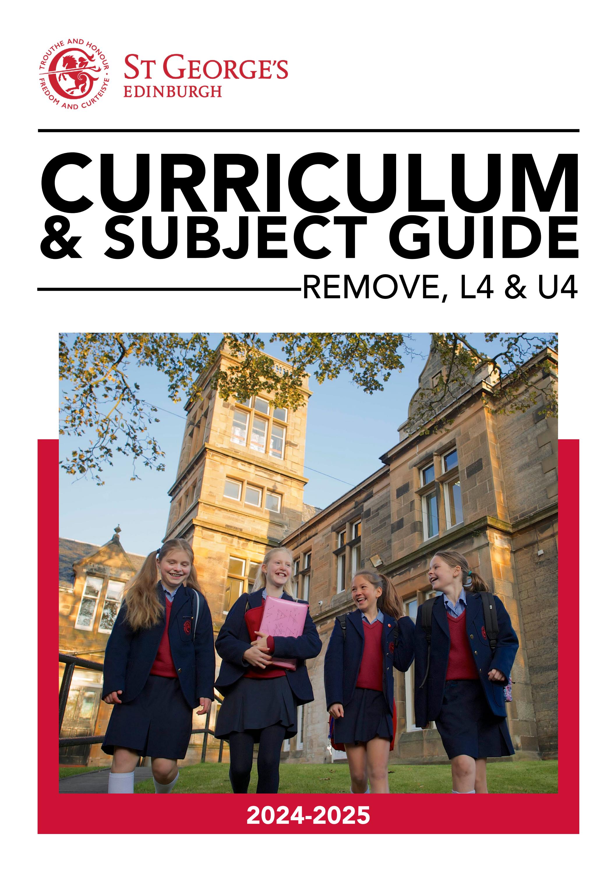 Remove, L4 & U4 Curriculum & Subject Guide 2024-2025 by St George's ...